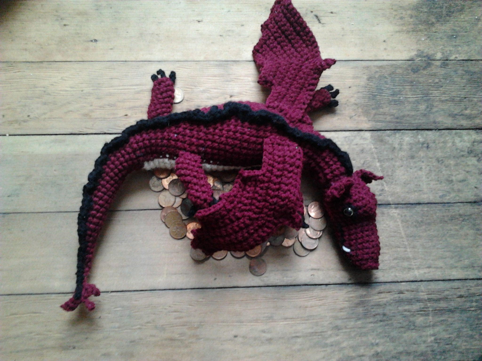 Crochet Dragon - Smaug From the Hobbit : 12 Steps (with Pictures ...