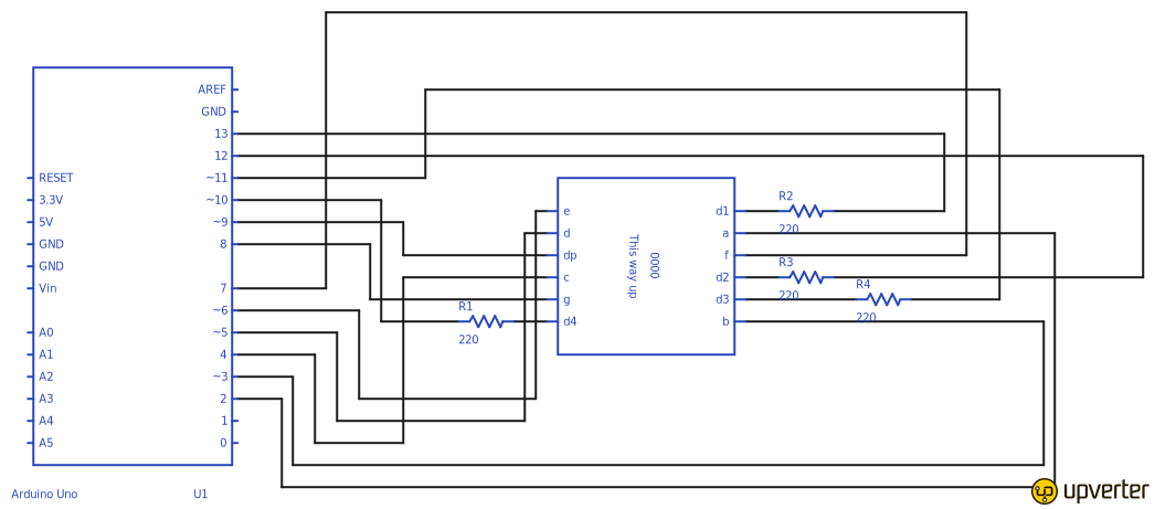 7 Segment Display Clock!! : 3 Steps - Instructables