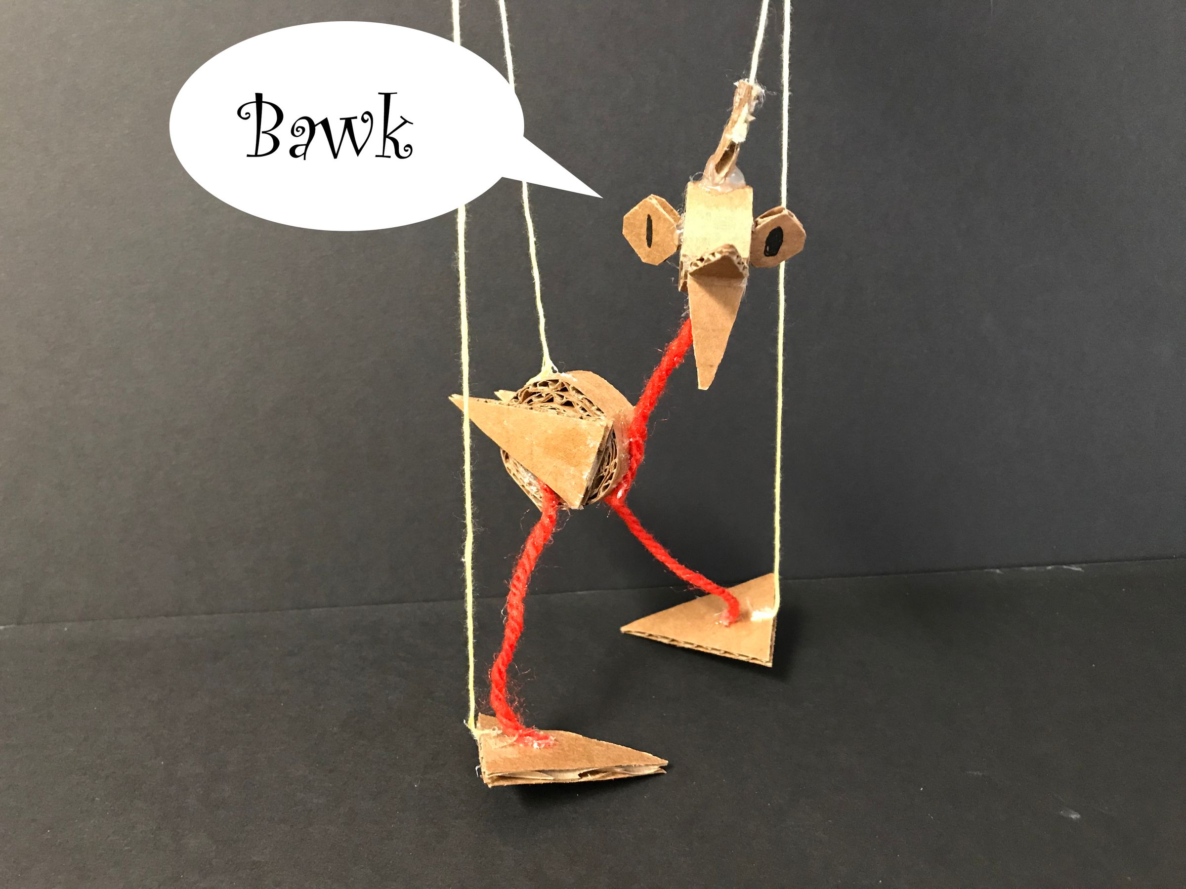 Crazy Cardboard Chicken Marionette : 5 Steps - Instructables