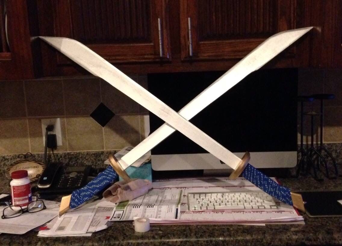 Blue Spirit Swords : 7 Steps (with Pictures) - Instructables