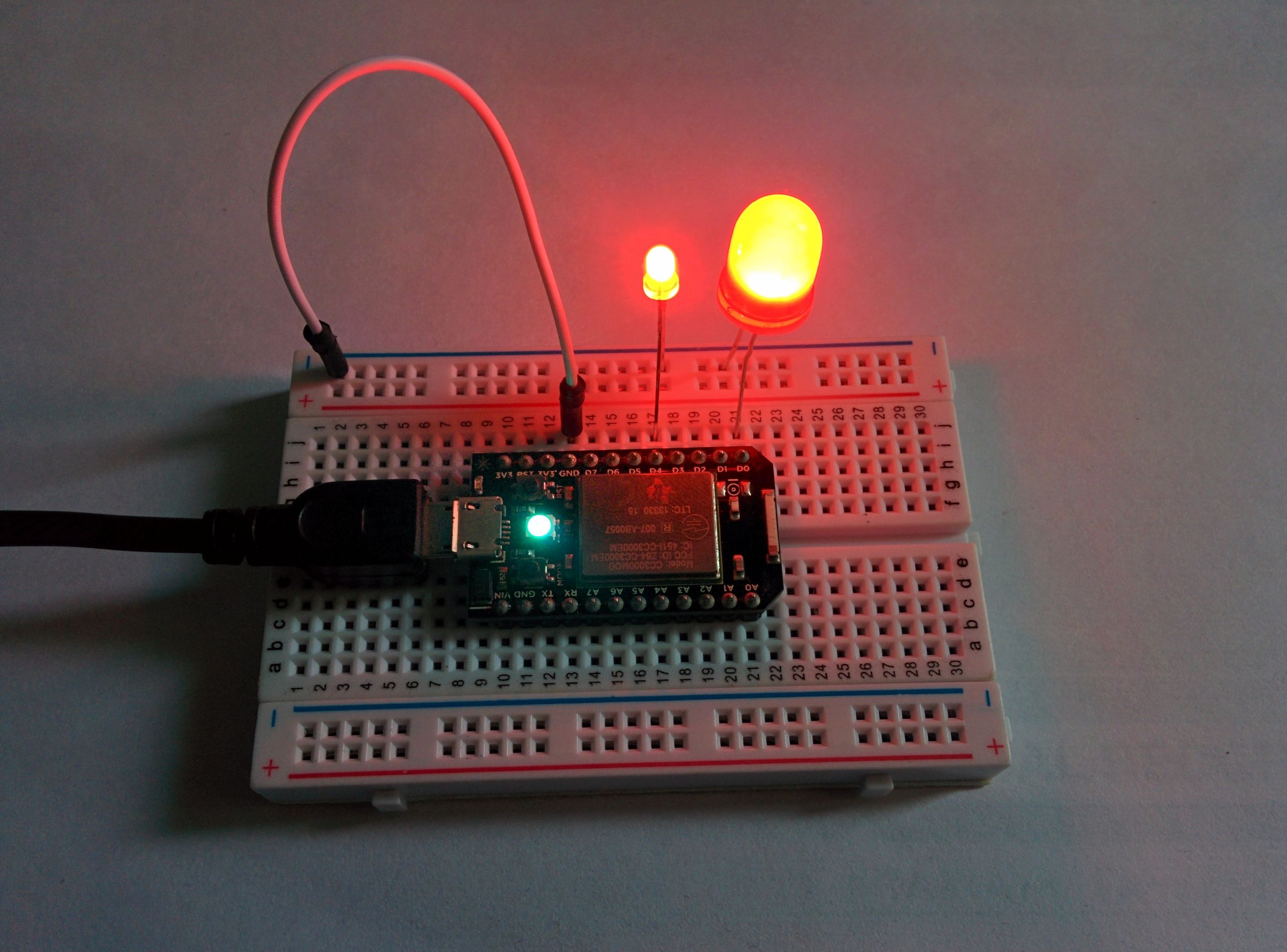 Spark Core -101- Blinking LEDs : 4 Steps - Instructables