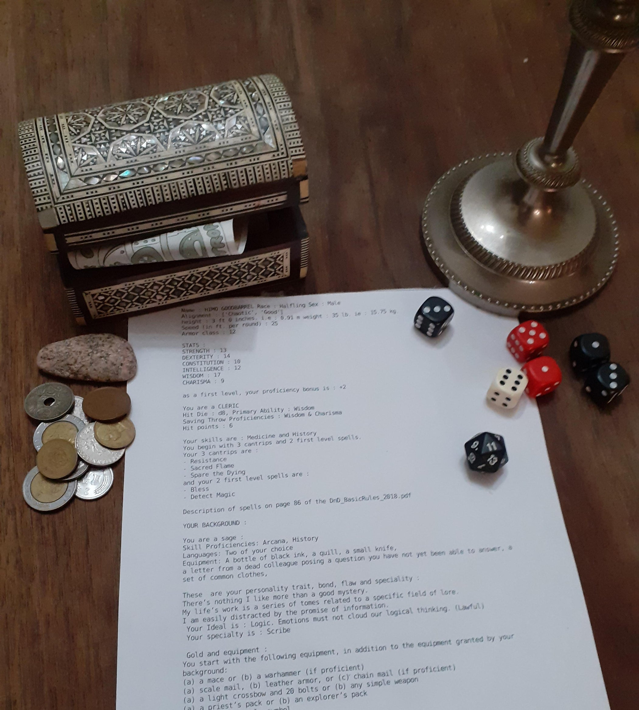 Create a DnD Character With Python3 : 4 Steps - Instructables