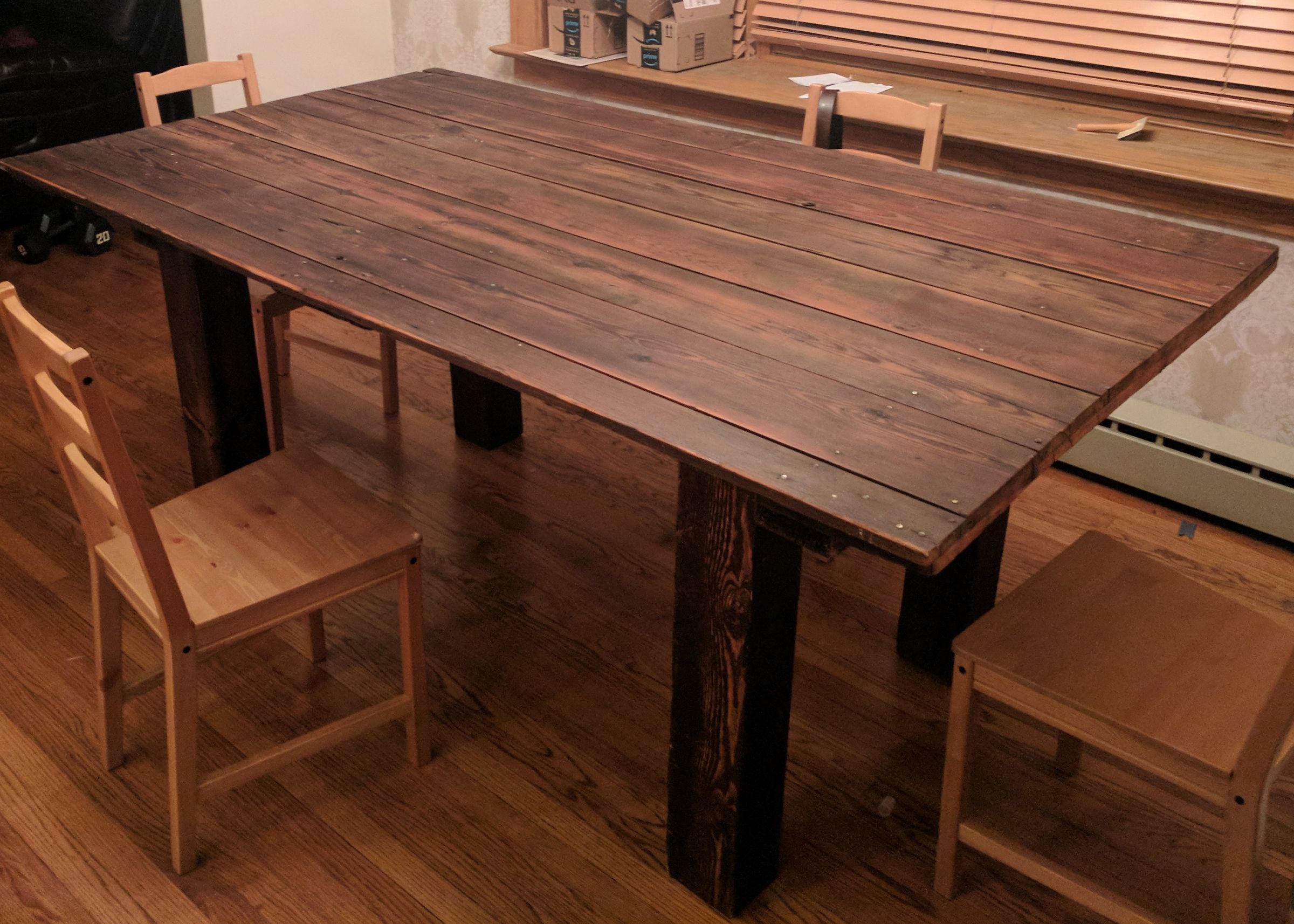 Reclaimed Barn Door Table : 6 Steps (with Pictures) - Instructables