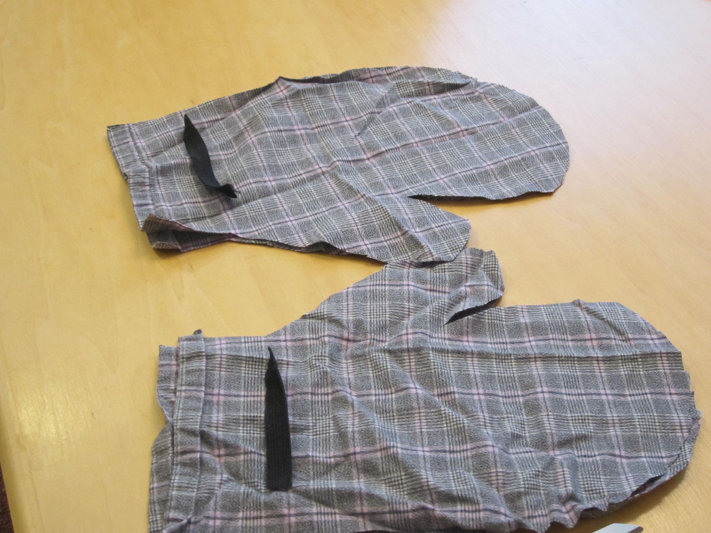 Mittens, Recycled Flannel and Denim, Feel the Warm! : 4 Steps (with ...