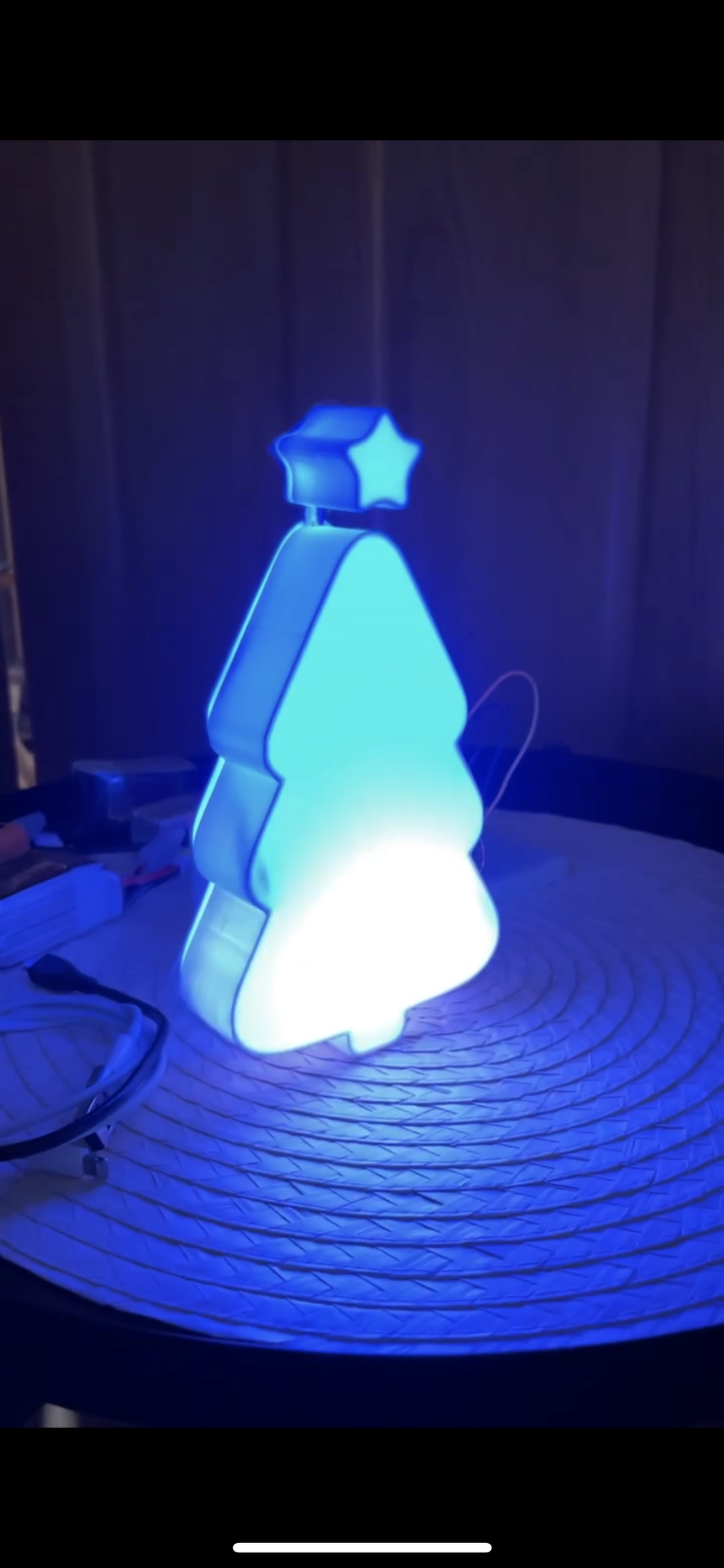 How to Create LED Arduino 3D Printed Christmas Tree Lamp : 7 Steps ...