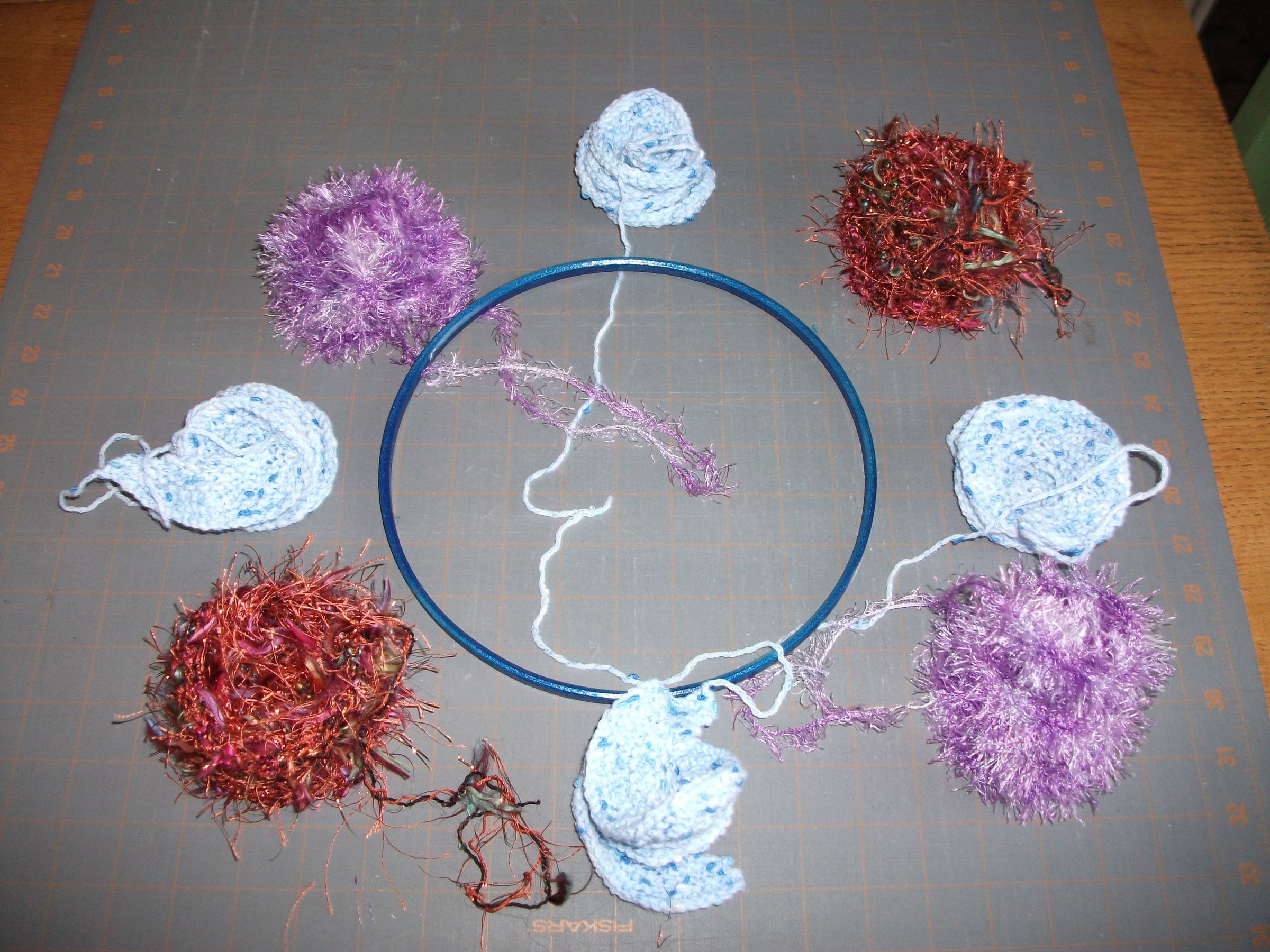Make a Mobile With Knitted Spirals : 4 Steps - Instructables