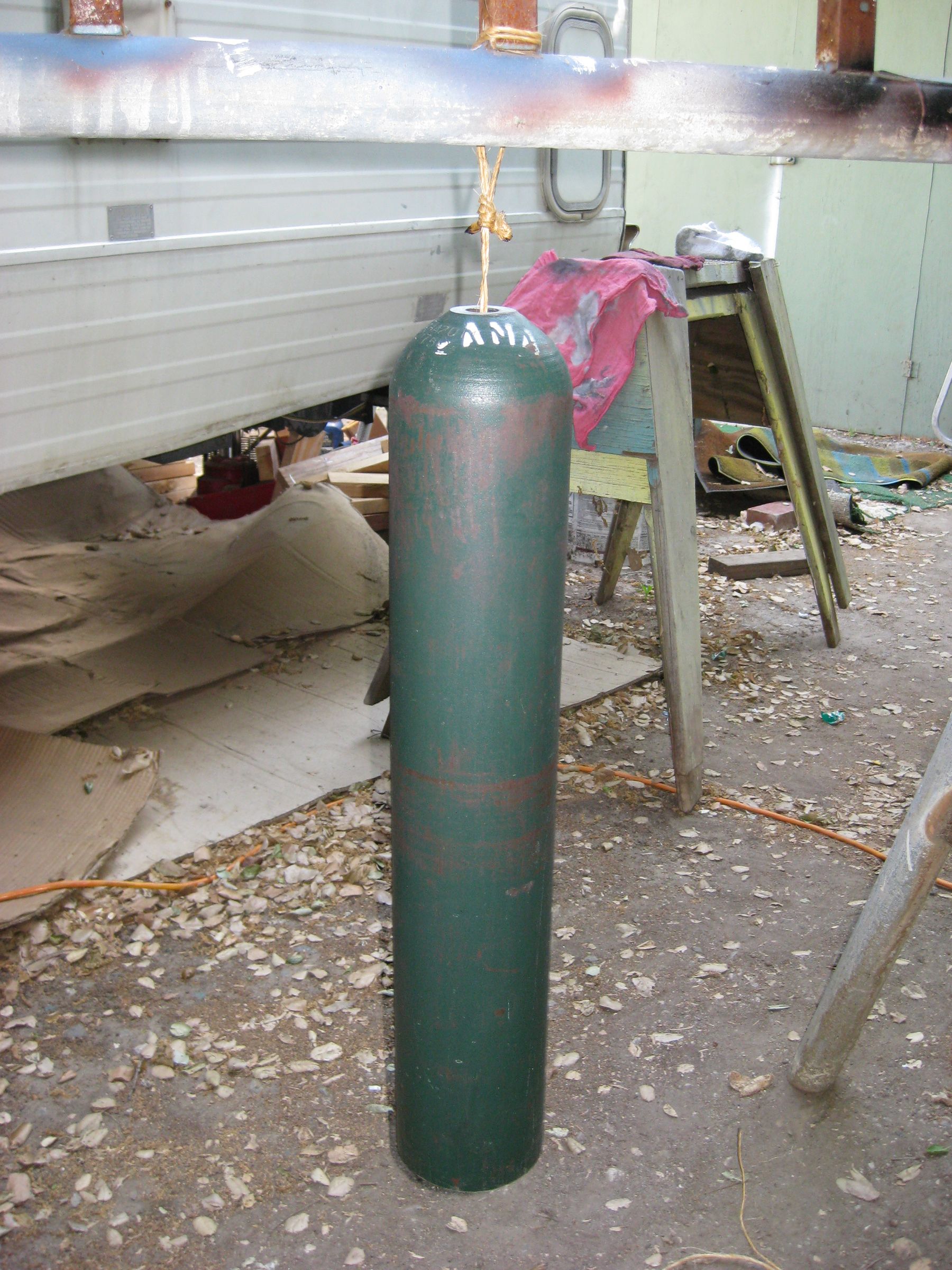 Compressed Gas Cylinder Wind Chime : 11 Steps (with Pictures ...