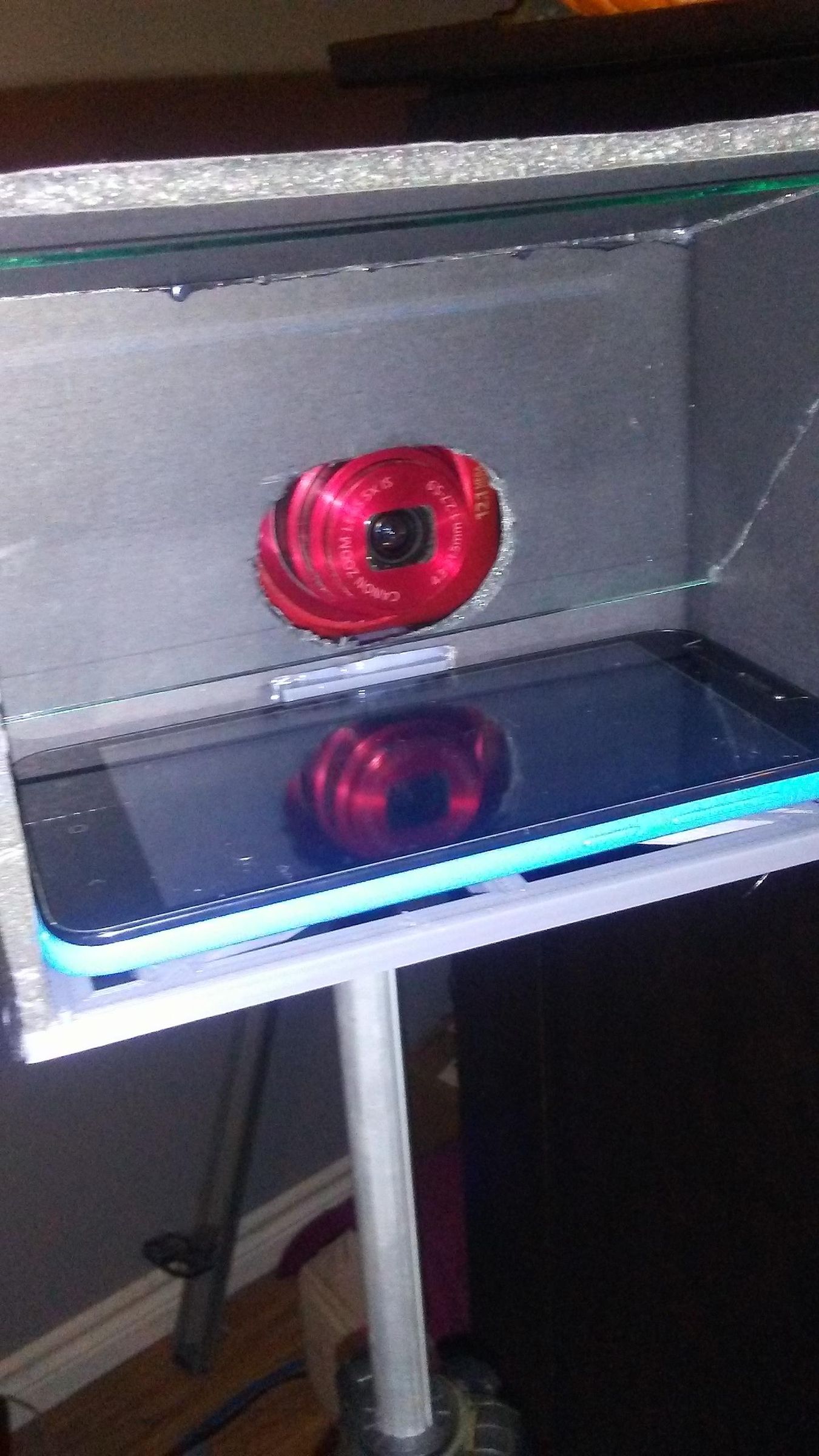 Cheap and Easy Cell Phone Teleprompter - 3D Print and Foamboard : 9 ...