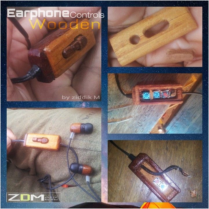 Wooden Earphone Remote Control : 5 Steps - Instructables