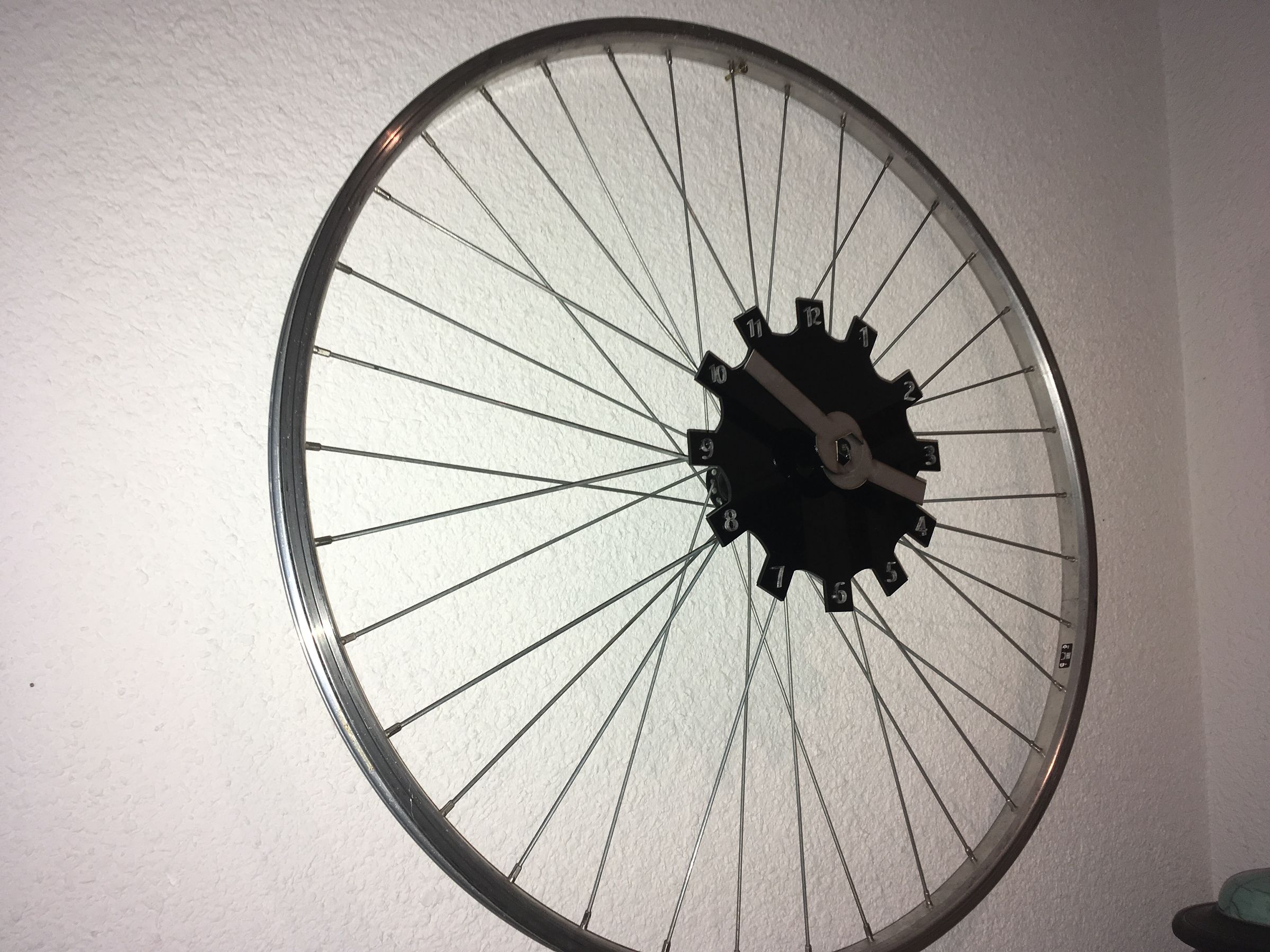 Bicycle Clock (with Unscrew-able Clock Mechanism) : 6 Steps (with ...