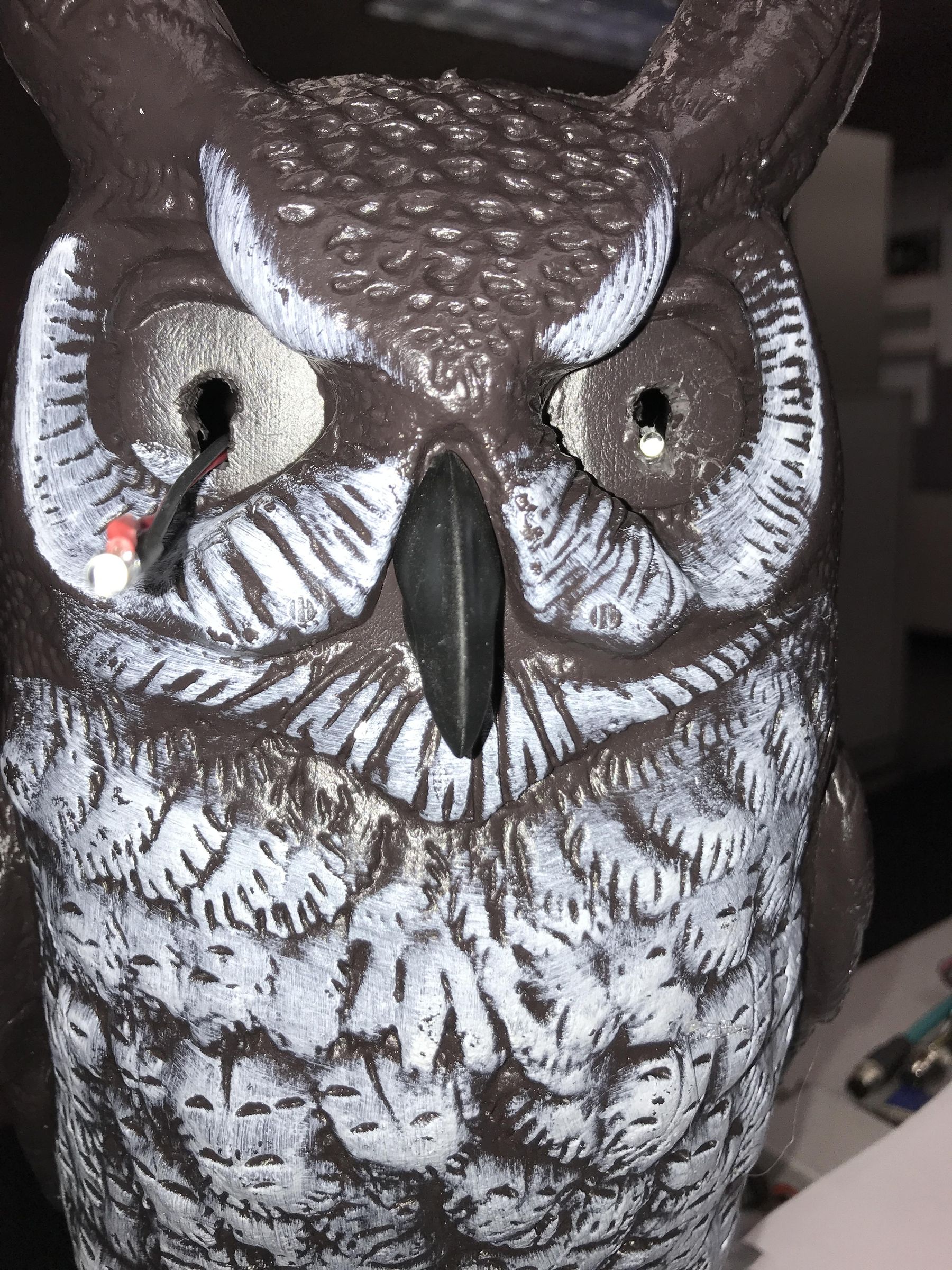 Automated Garden Owl Scarecrow : 7 Steps (with Pictures) - Instructables