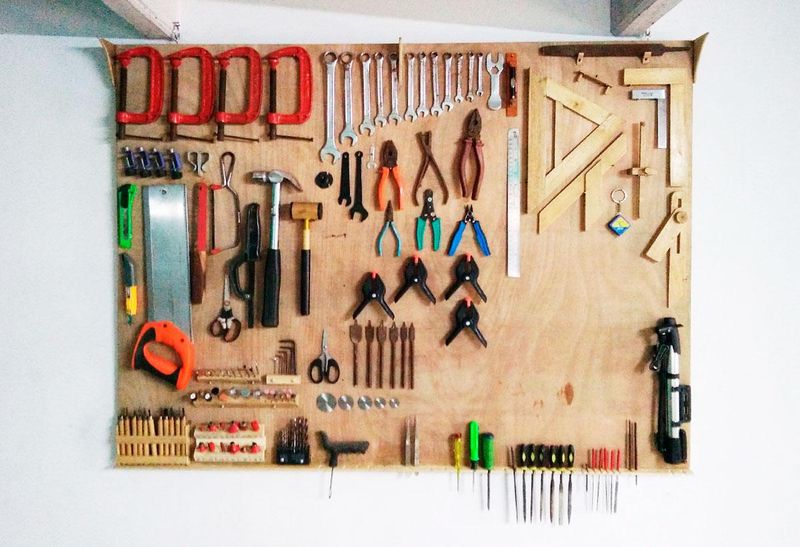DIY Workshop Tool Organizer Board : 11 Steps (with Pictures ...