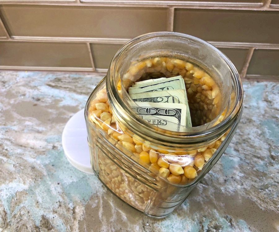 Popcorn Kernel Jar Diversion Safe : 5 Steps (with Pictures) - Instructables