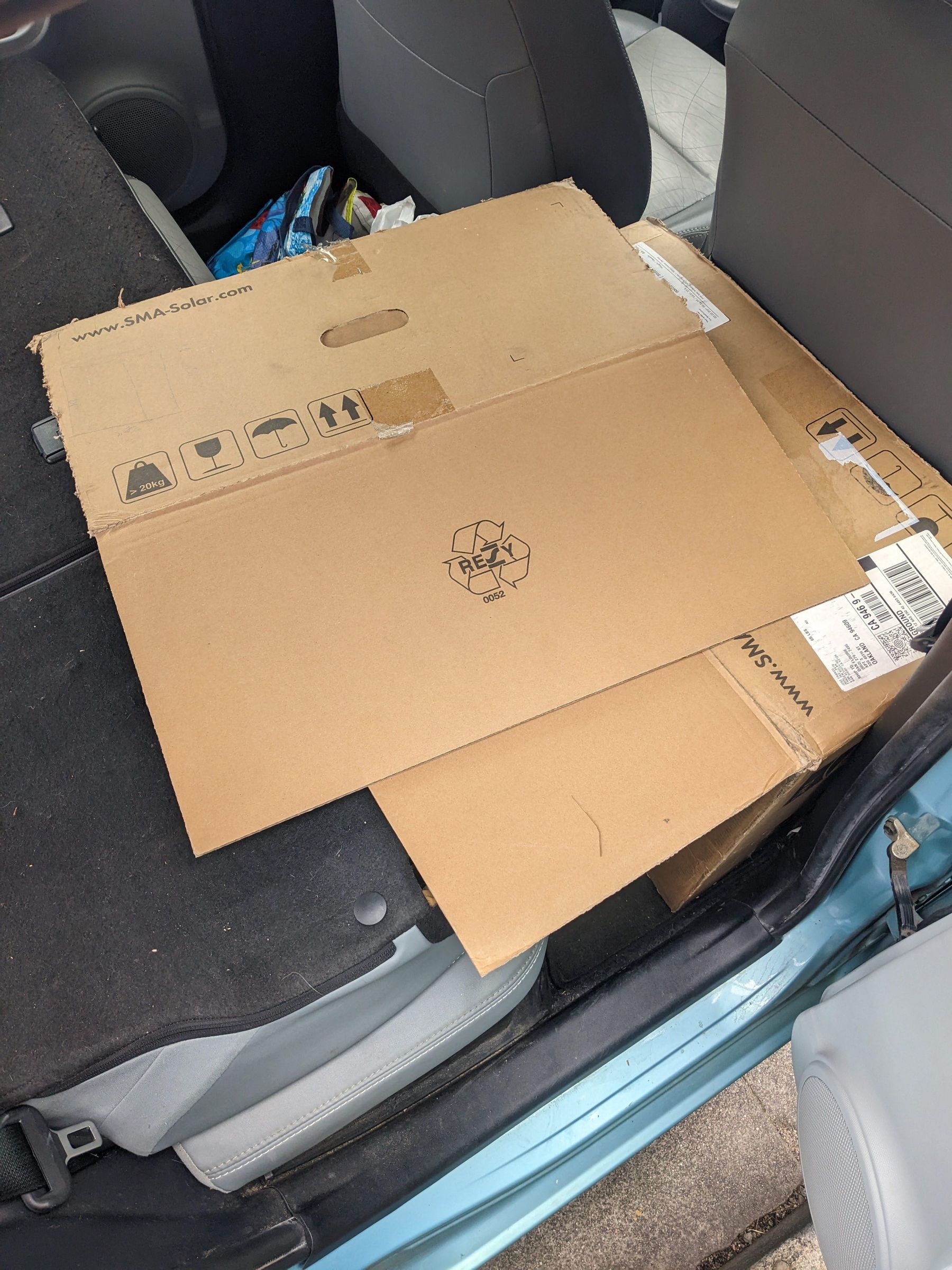 Cardboard Fold-flat Headrest to Extend Legroom for Sleeping in Your Car ...