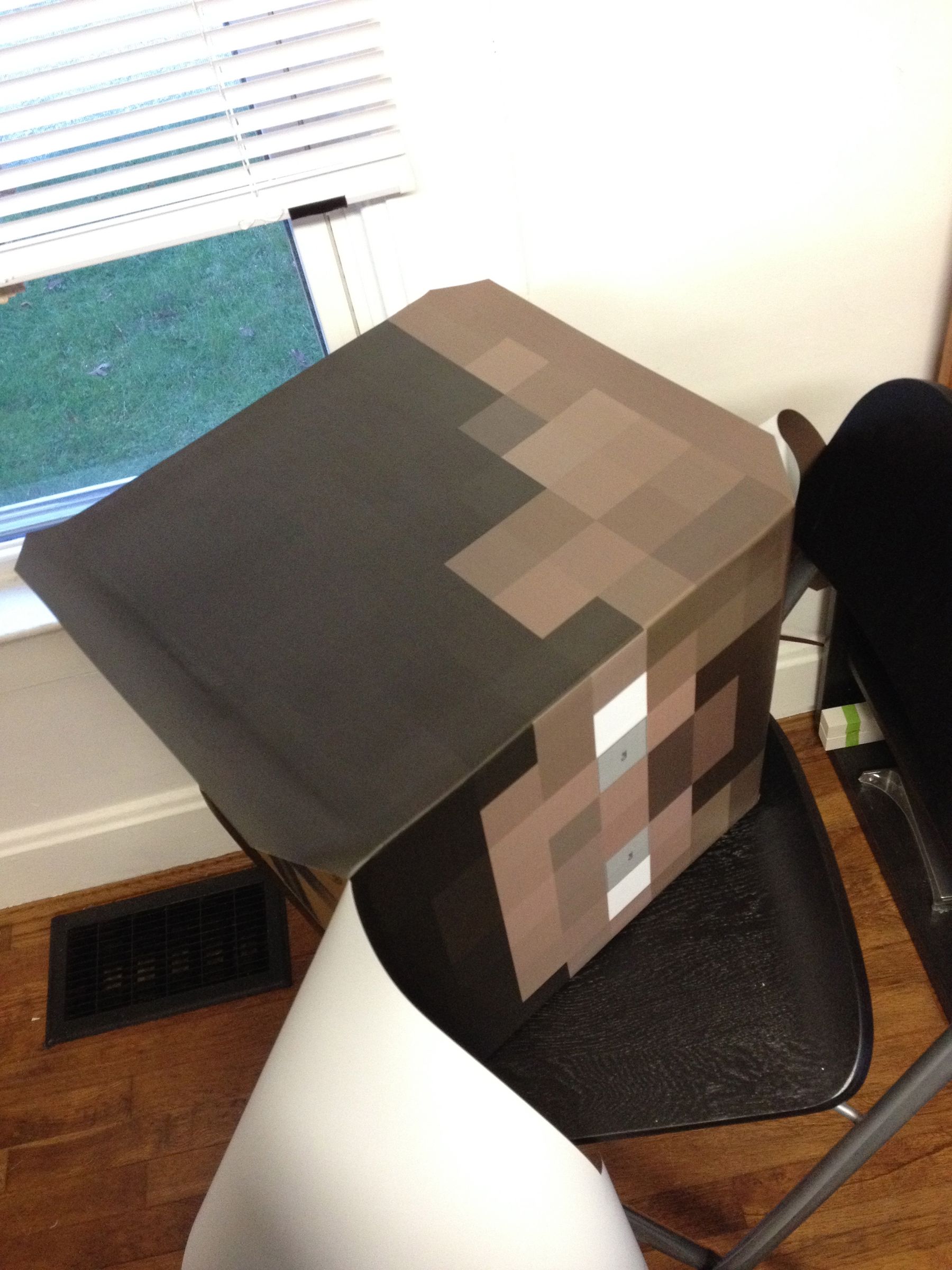 Minecraft Steve Stable Head Build : 10 Steps - Instructables