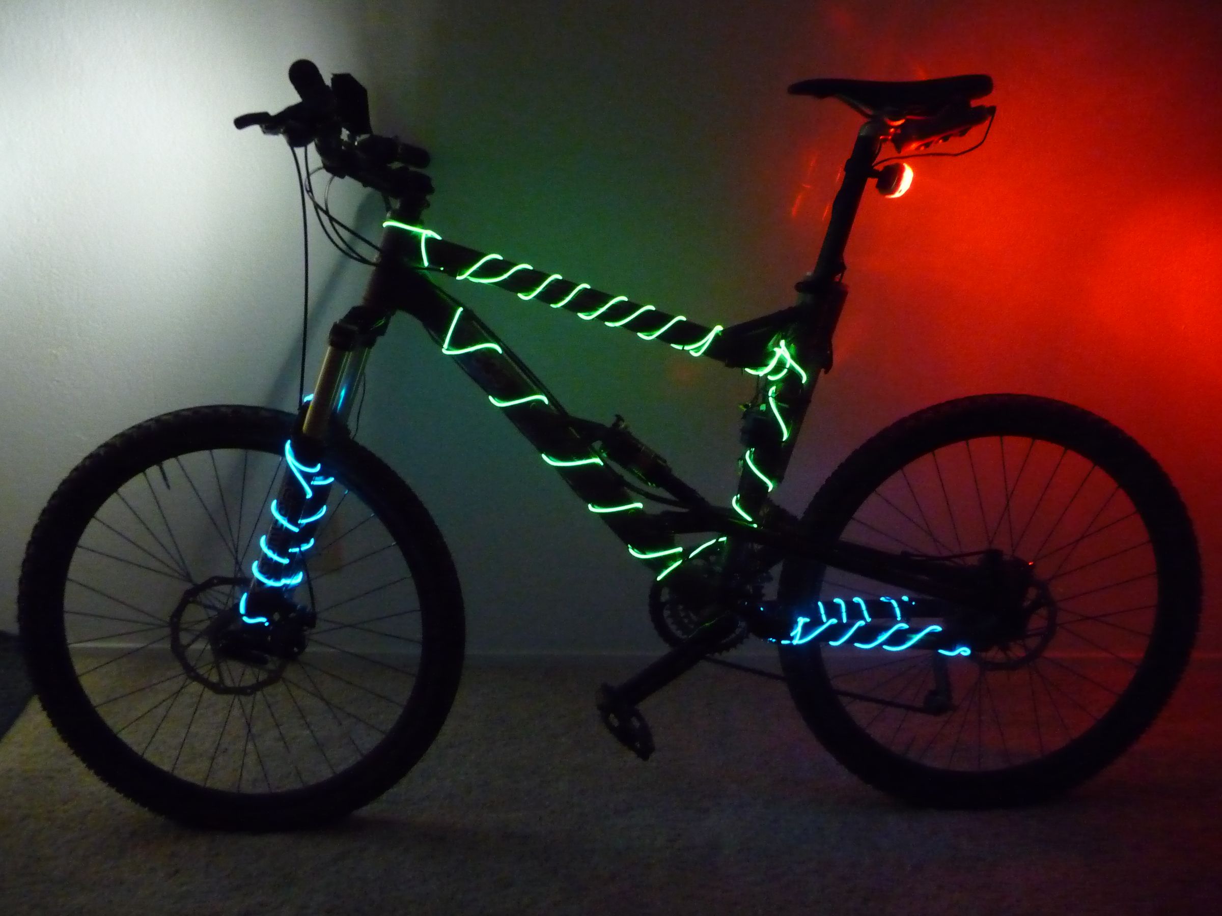 Electroluminescent Mountain Bike : 13 Steps (with Pictures) - Instructables
