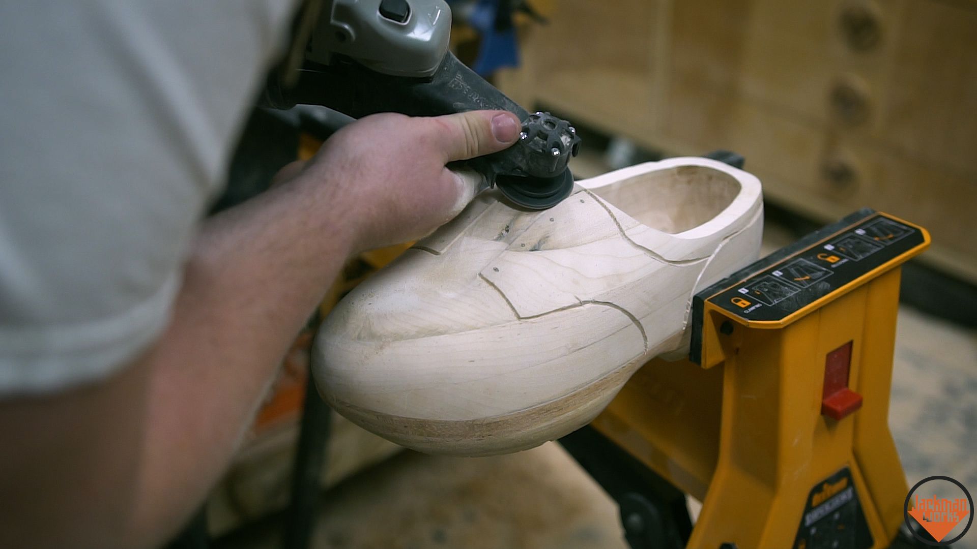 Pallet Wood Clog Work Boots (with a Wheel in the Heel!) : 21 Steps ...