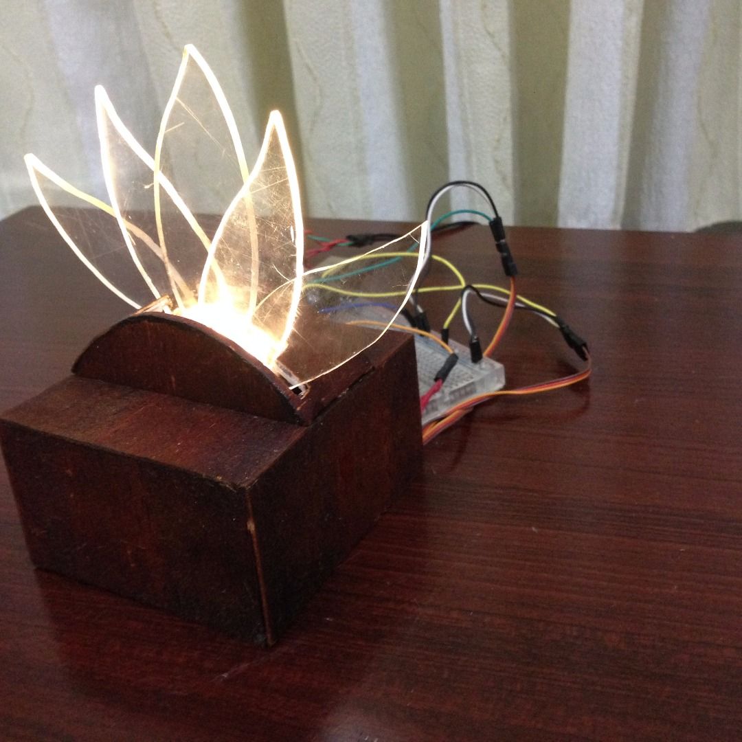 Moving Lamp: Blooming Lotus : 11 Steps - Instructables