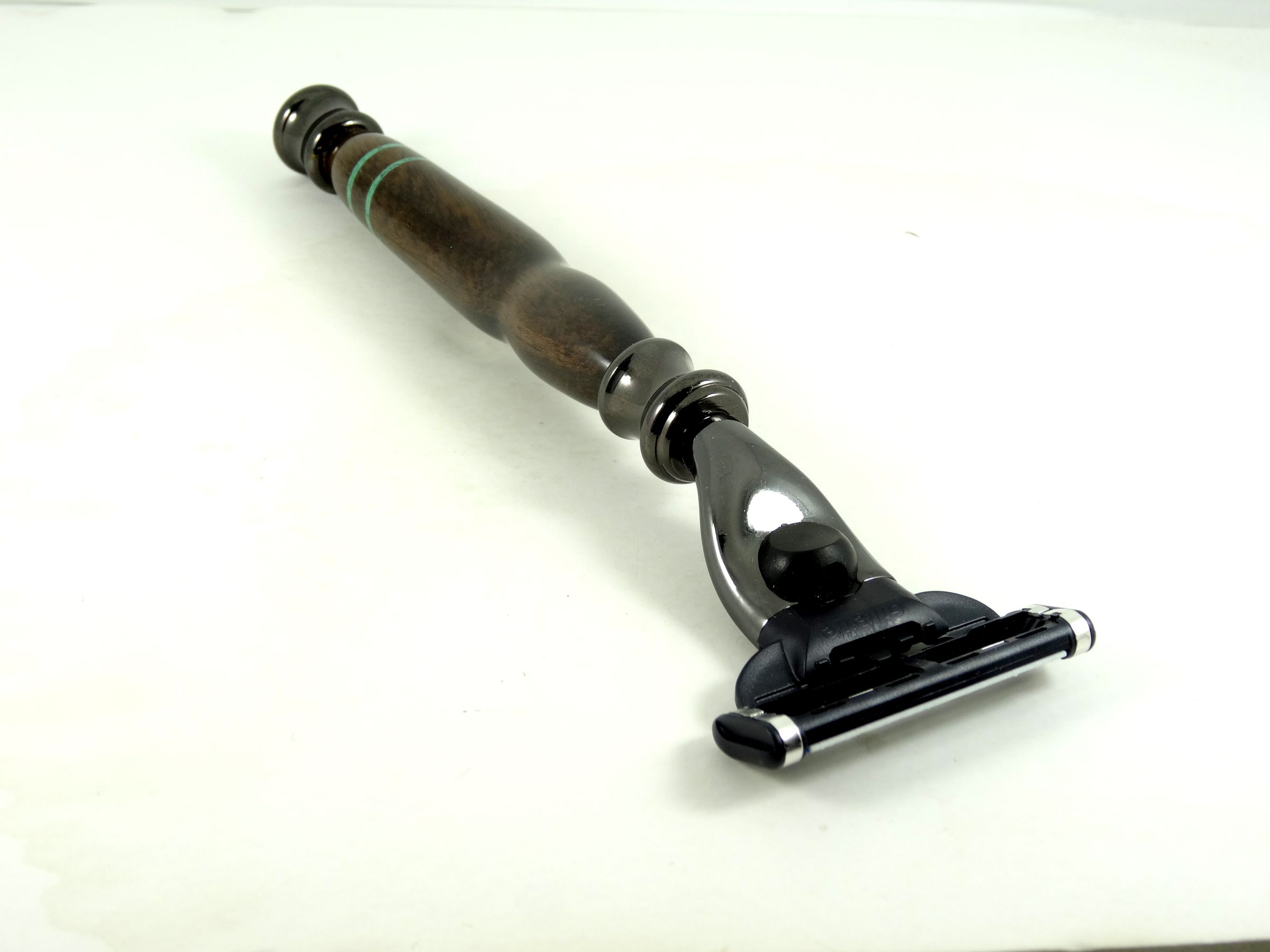 Wood Turned Razor With Stone Inlays : 5 Steps (with Pictures ...