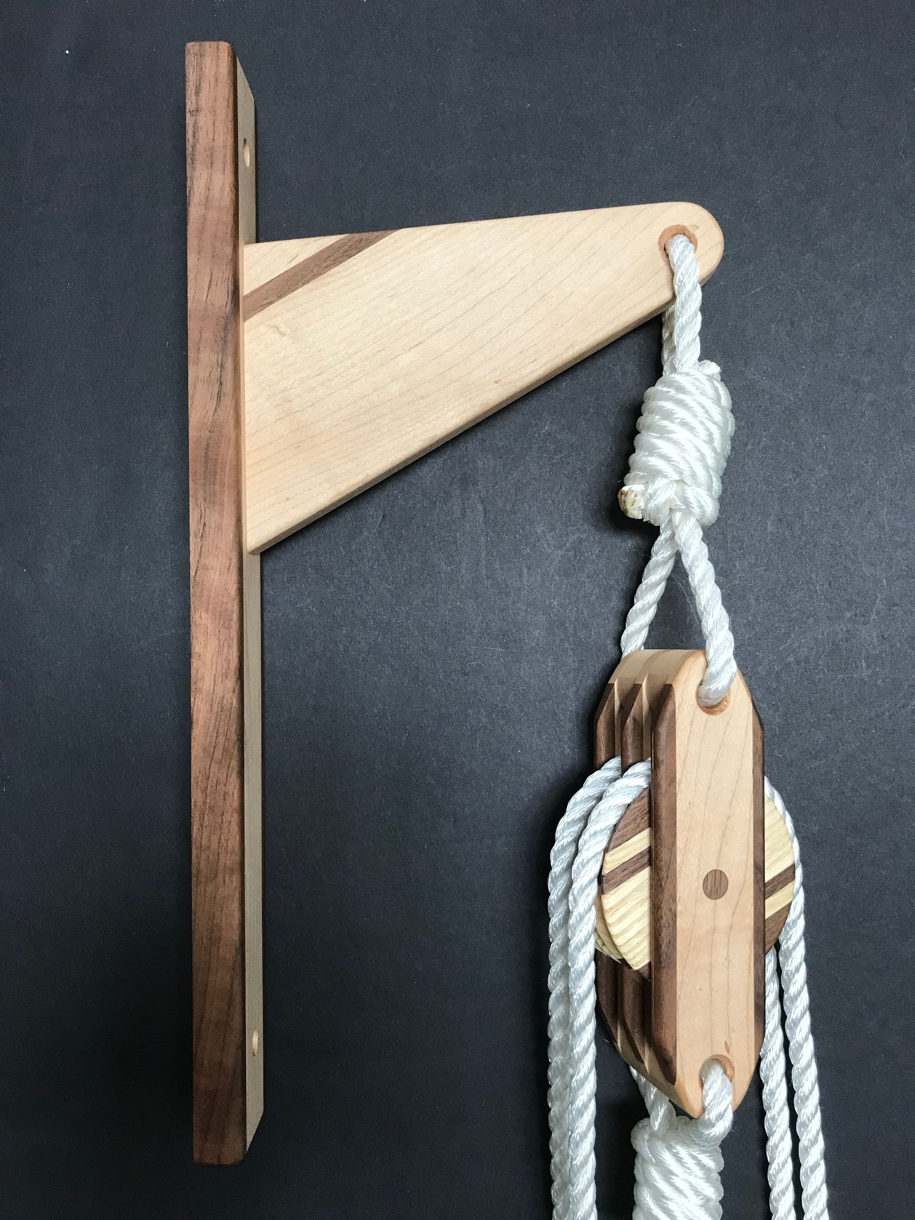 Functional & Decorative Wooden Block and Tackle : 10 Steps (with ...