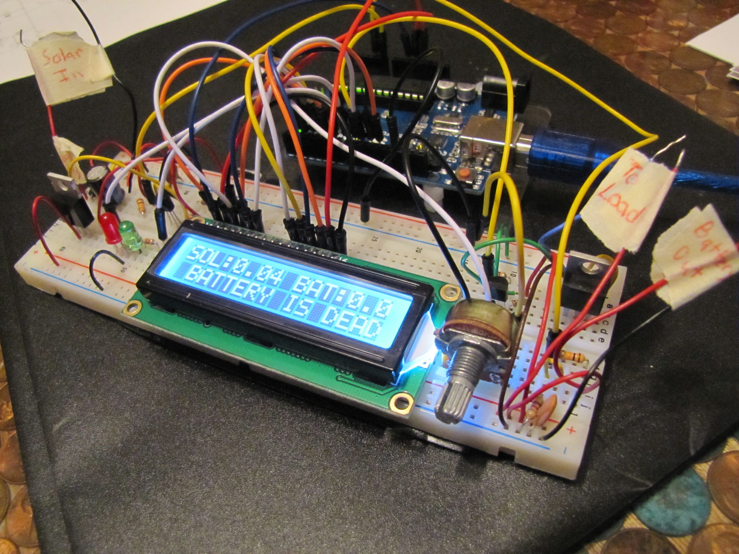 ARDUINO SOLAR CHARGE CONTROLLER (Version-1) : 11 Steps (with Pictures ...