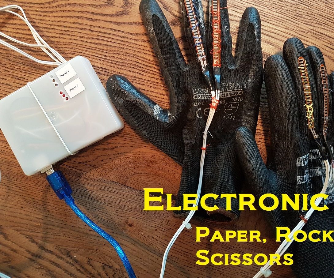 Electronic Paper Rock Scissors Game : 5 Steps (with Pictures ...