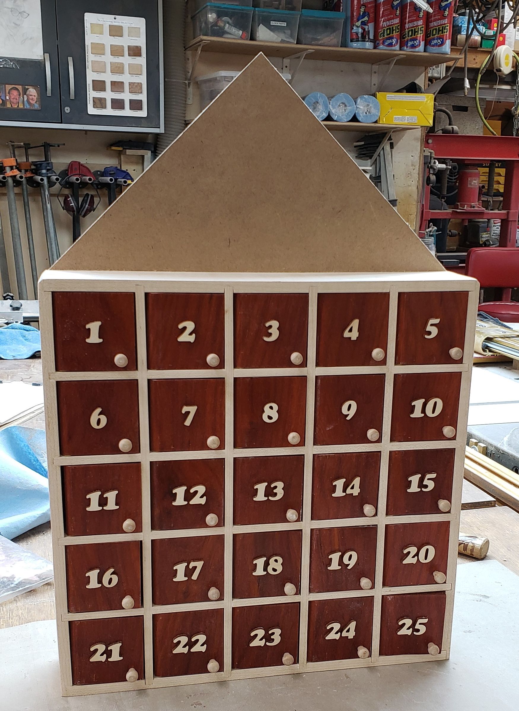 Wood House Advent Calendar : 20 Steps (with Pictures) - Instructables