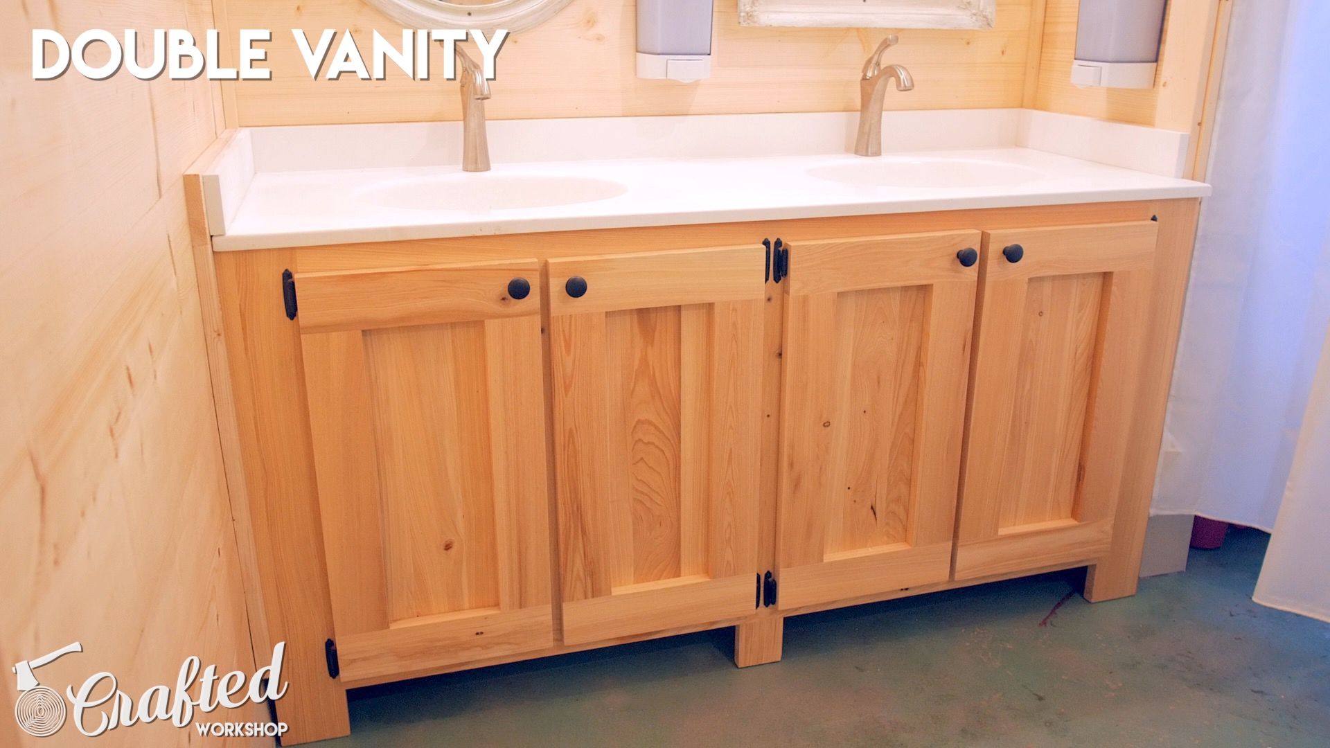 DIY Rustic Bathroom Vanities | How to Build - Woodworking : 14 Steps ...