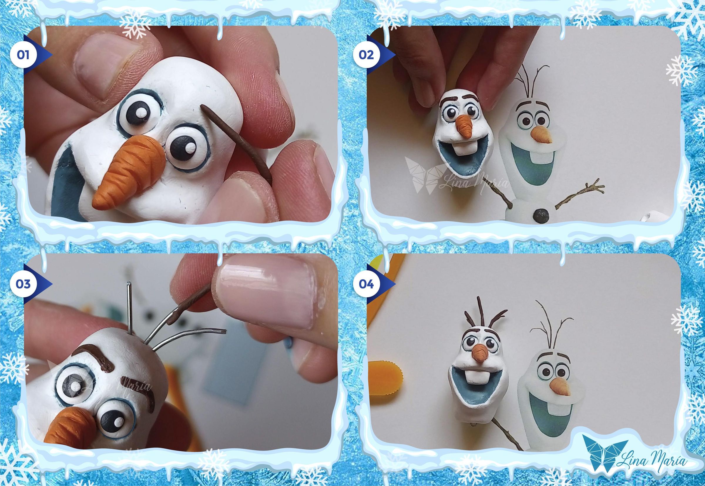 Melting OLAF - Push Puppet (FROZEN) : 21 Steps (with Pictures ...