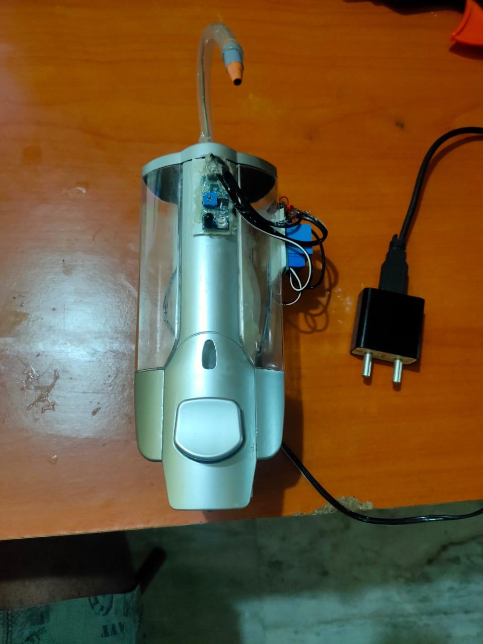 DIY Automatic Alcohol Dispenser (No Arduino Needed) : 18 Steps (with ...