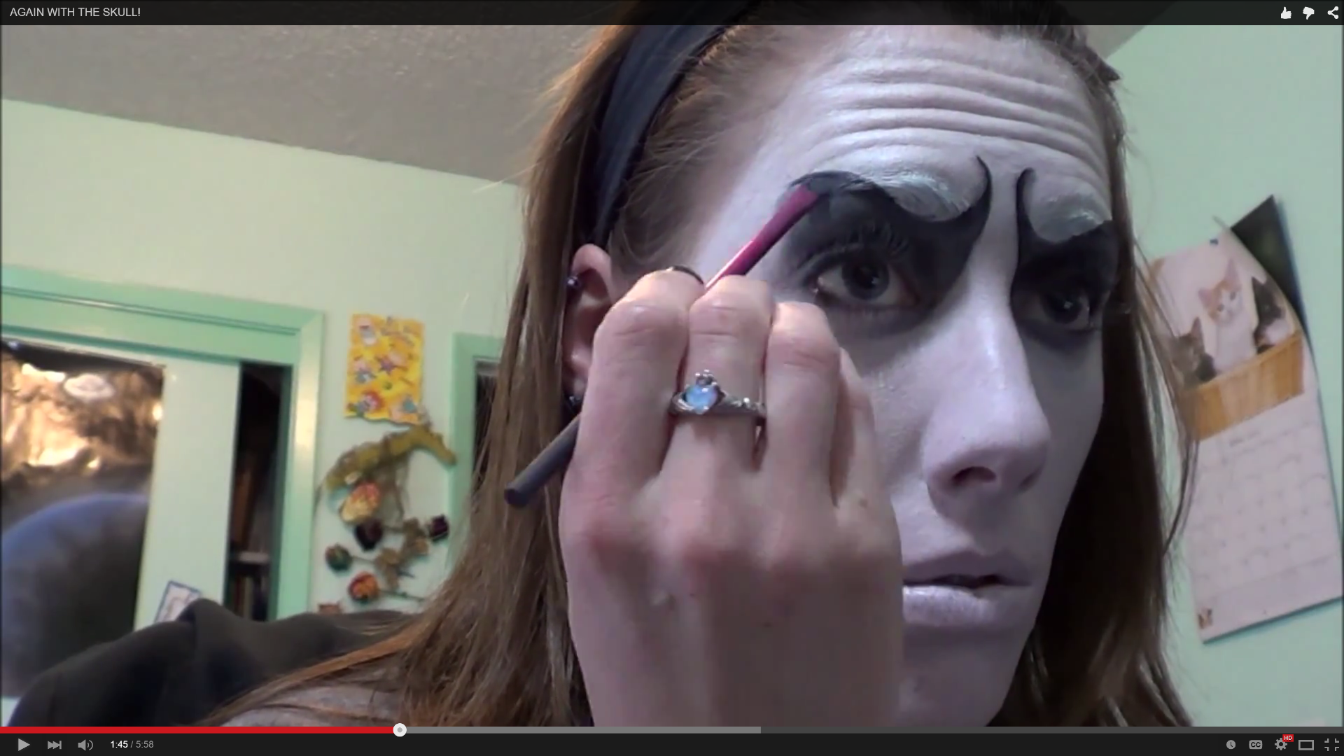 Skull Makeup Transformation! AGAIN! : 6 Steps - Instructables