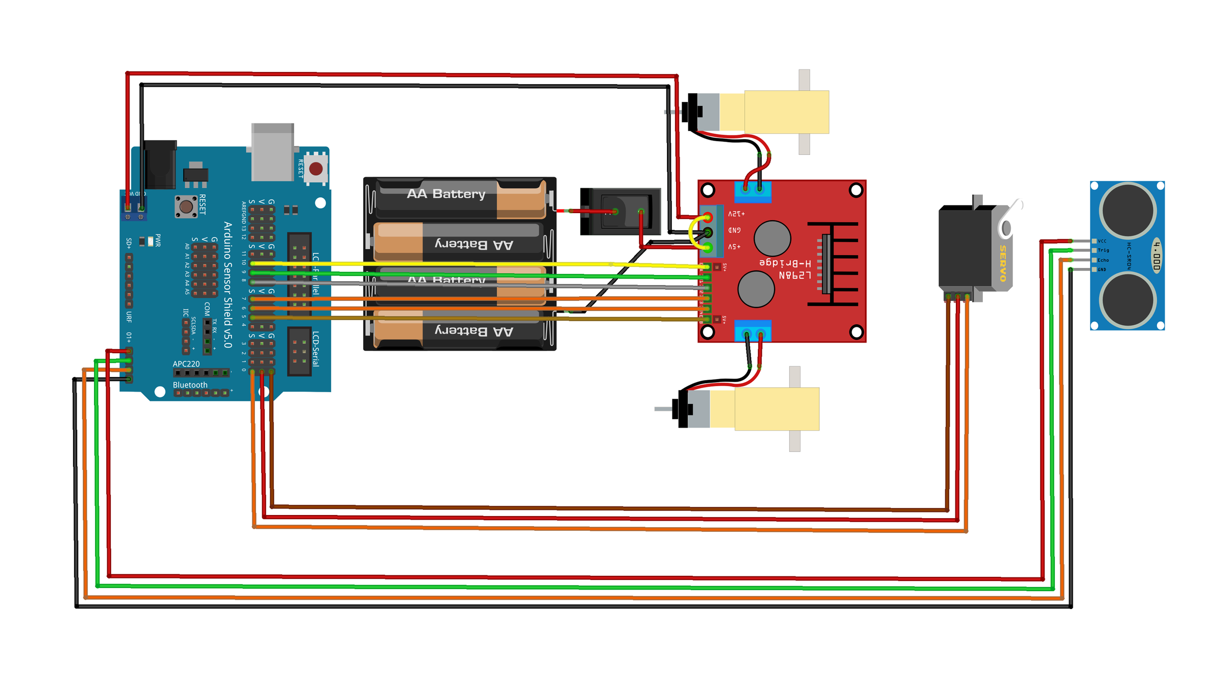$20 Arduino Obstacle Avoidance Smart Car : 4 Steps - Instructables