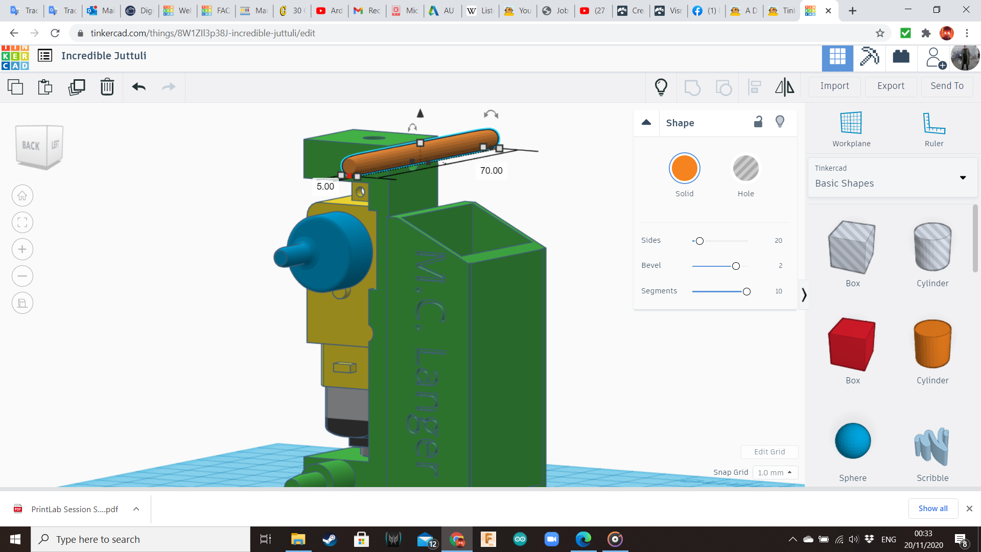 Tinkercad Robotics for School: Evil Zipline Robot! : 17 Steps (with ...