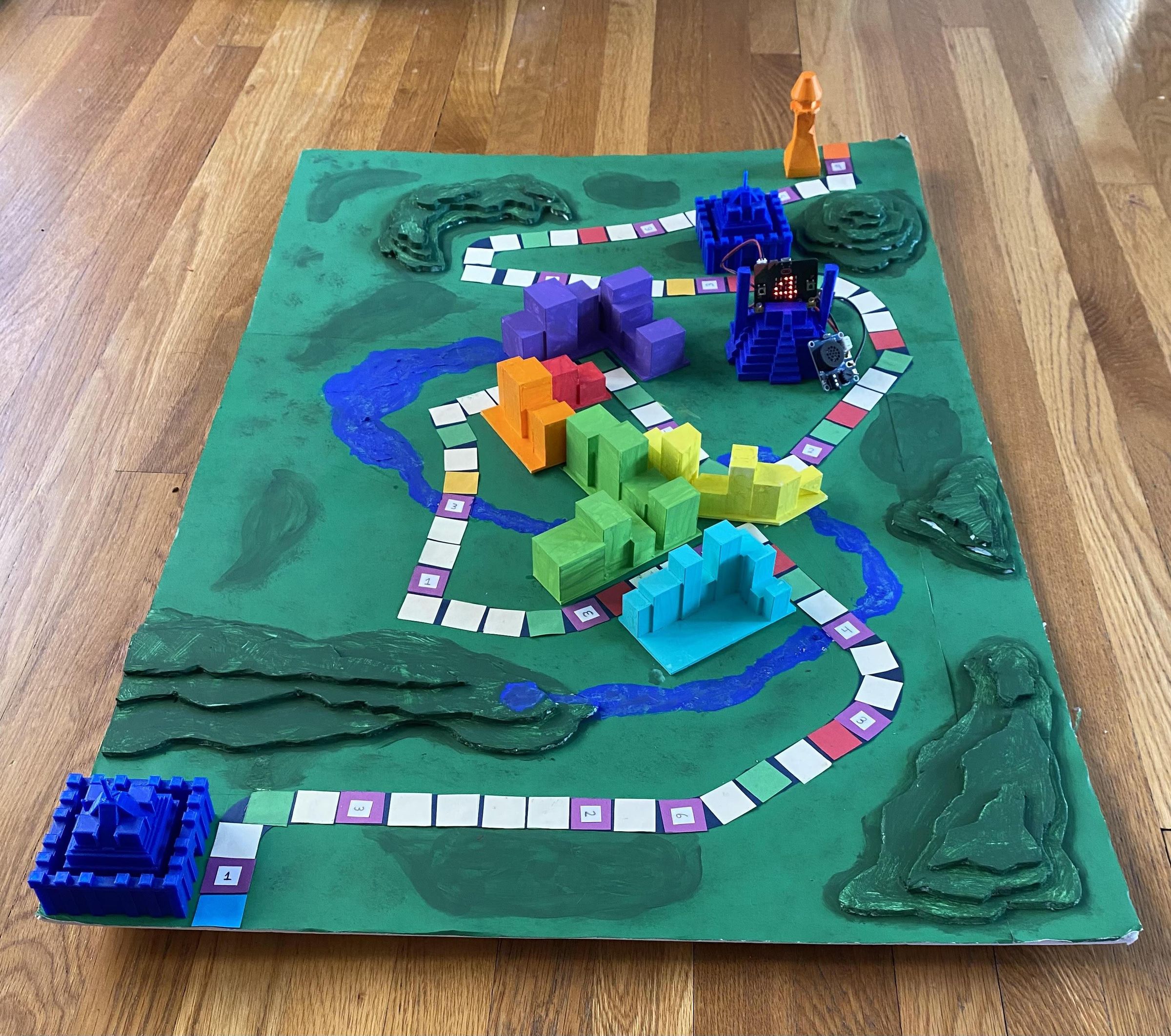 Race to Pantheon Hill (MicroBit Board Game) : 3 Steps - Instructables