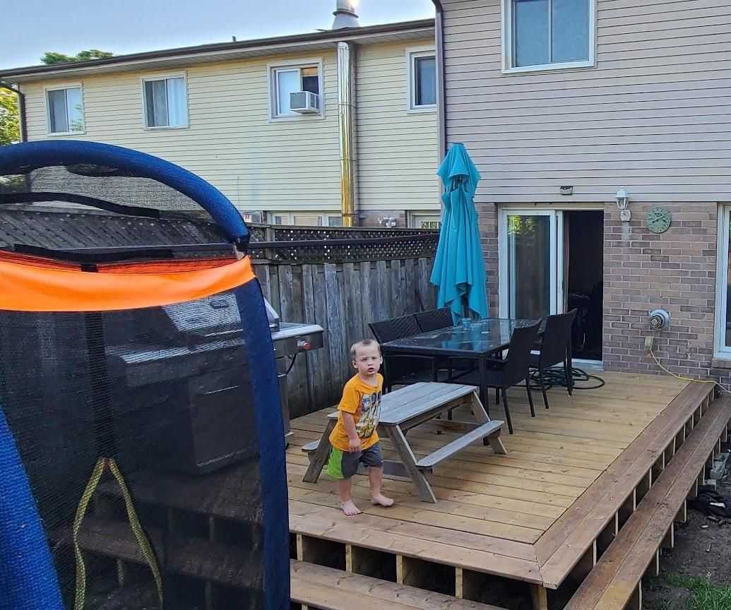 10' X 12' Backyard Deck : 8 Steps (with Pictures) - Instructables