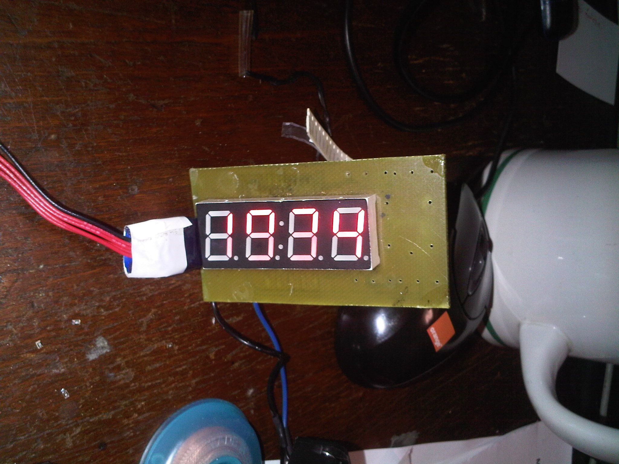 Home Made 7 Segment Display Clock : 5 Steps - Instructables