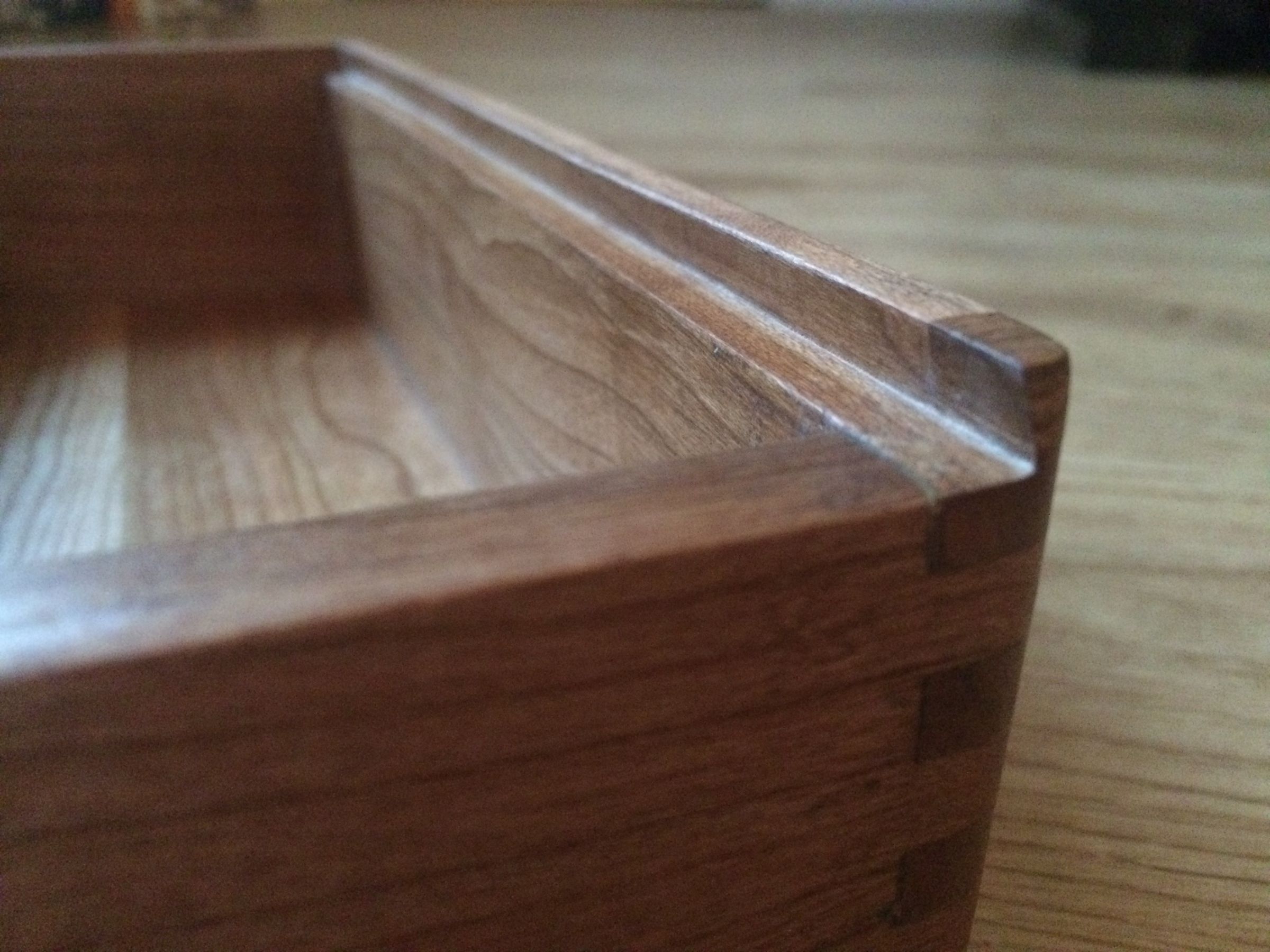 Wooden Box Using Finger Joints - Includes Sliding Dove-Tail Lid : 7 ...