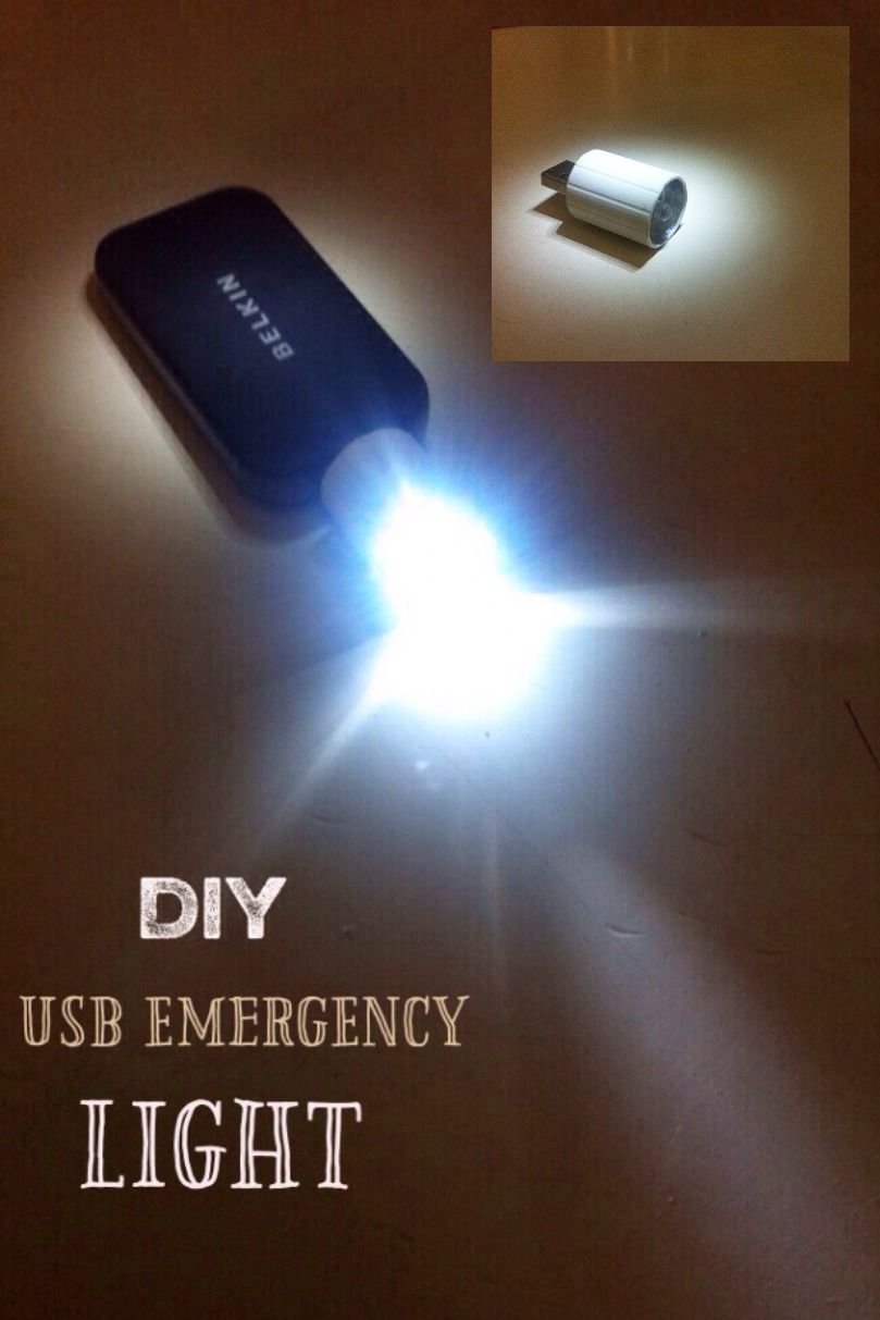 DIY USB Emergency Light : 7 Steps - Instructables