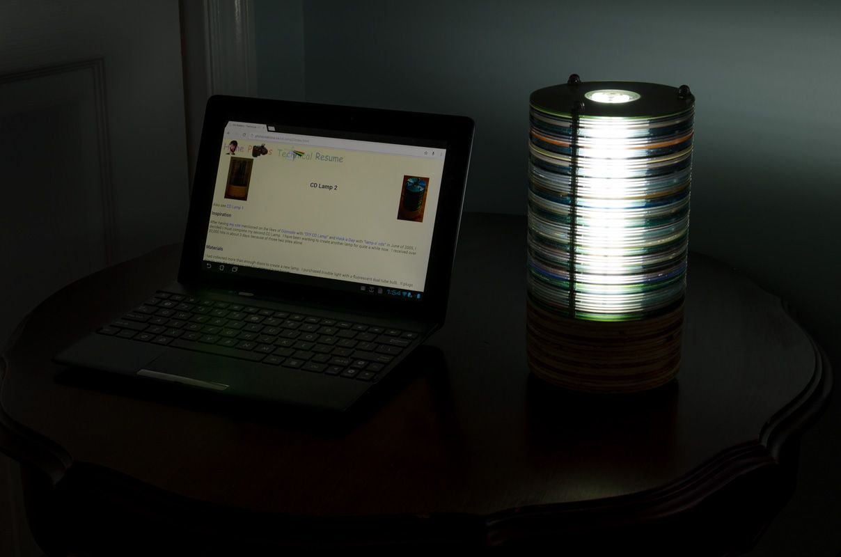 CD Lamp - Instructables