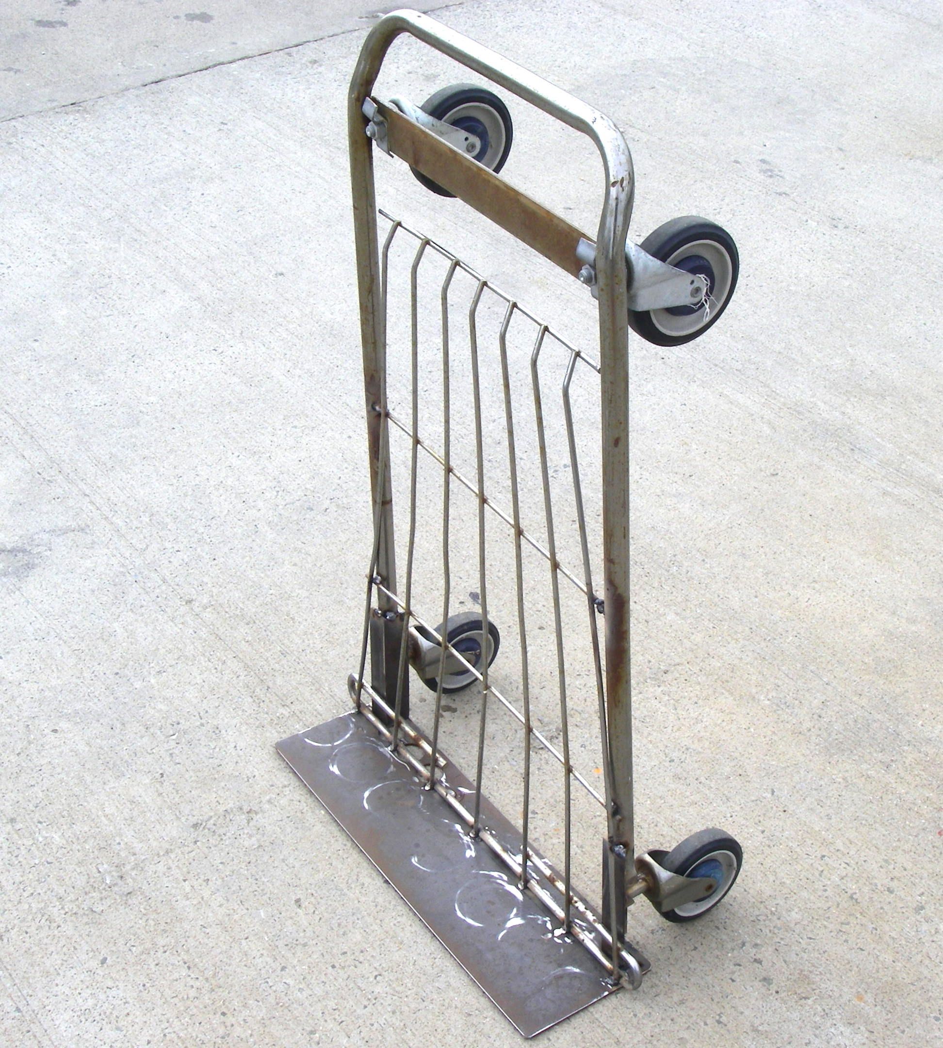 Make a Hand Truck From a Shopping Cart in Minutes : 9 Steps (with ...