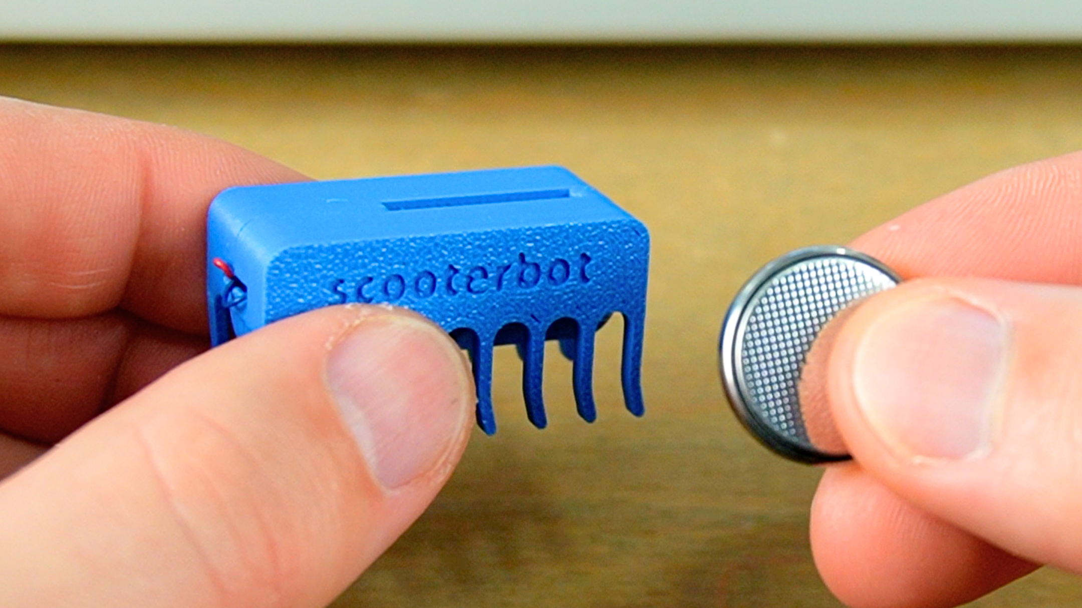 Scooter Bot - 3D Printed Vibrating Robot Toy : 5 Steps (with Pictures ...