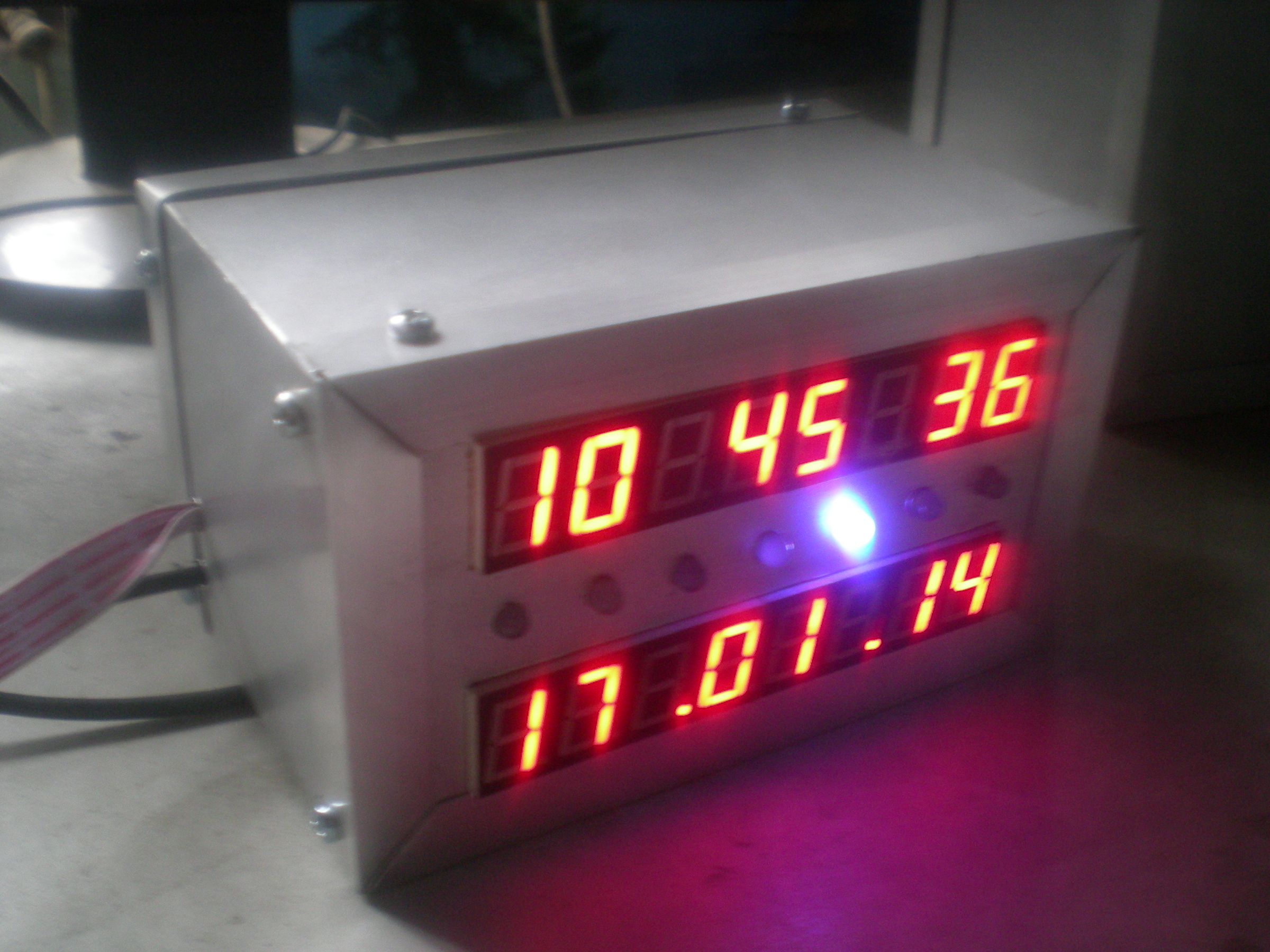 CLOCK 7-Seg LED, DS1307 RTC, Keypad 4x4 Controller : 4 Steps ...