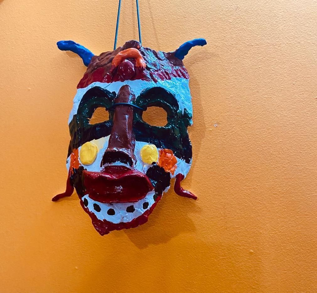 Tribal Mask Using Air Dry Clay : 6 Steps - Instructables