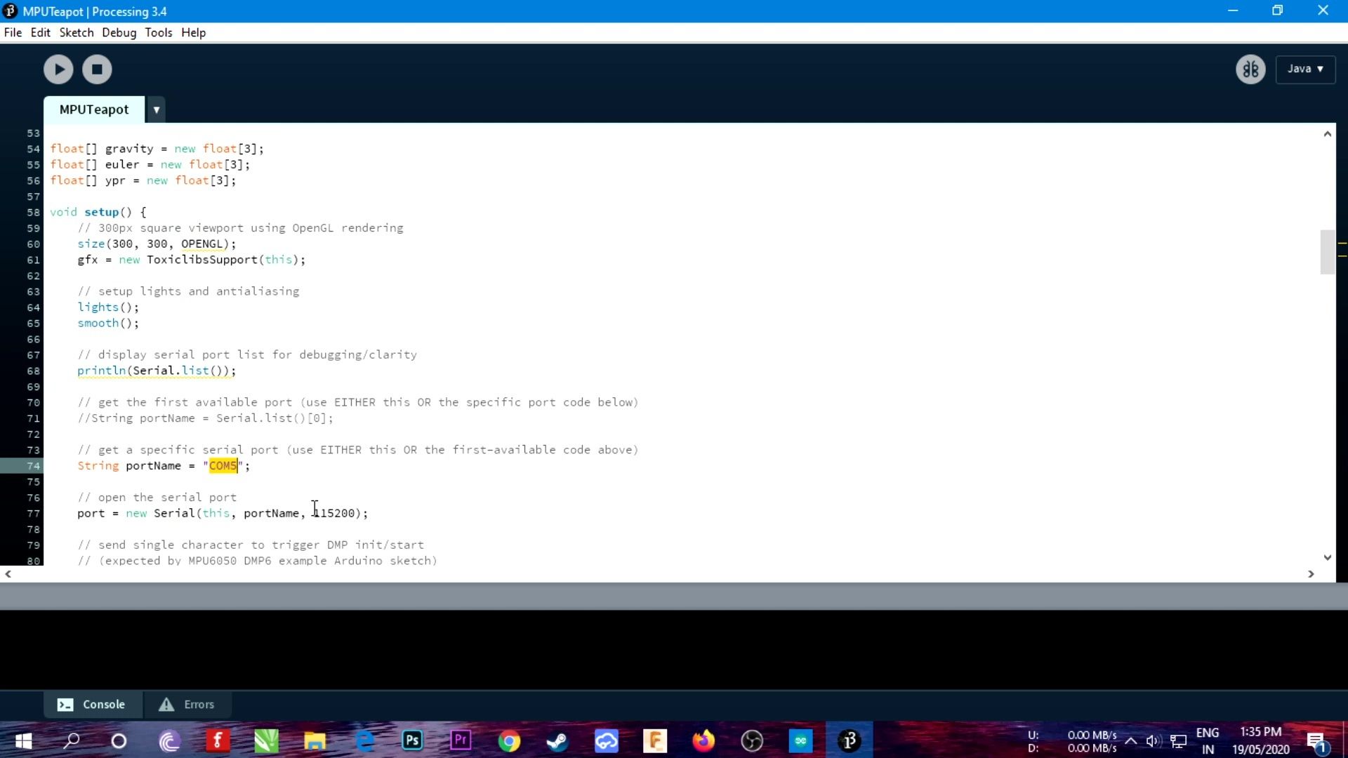 MPU 6050 Teapot Project : 9 Steps - Instructables