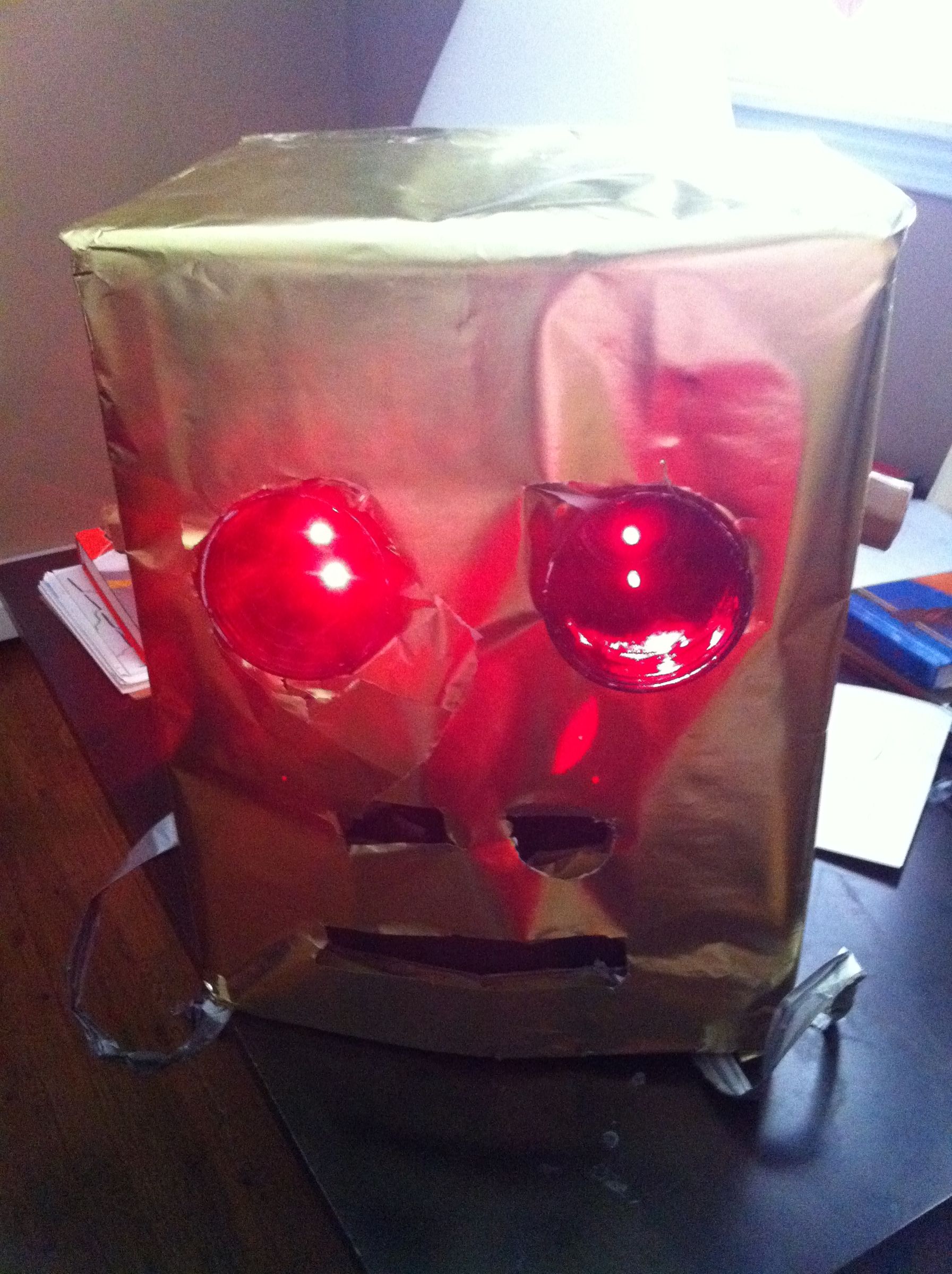 My First DIY Project - Shufflebot Helmet - Instructables