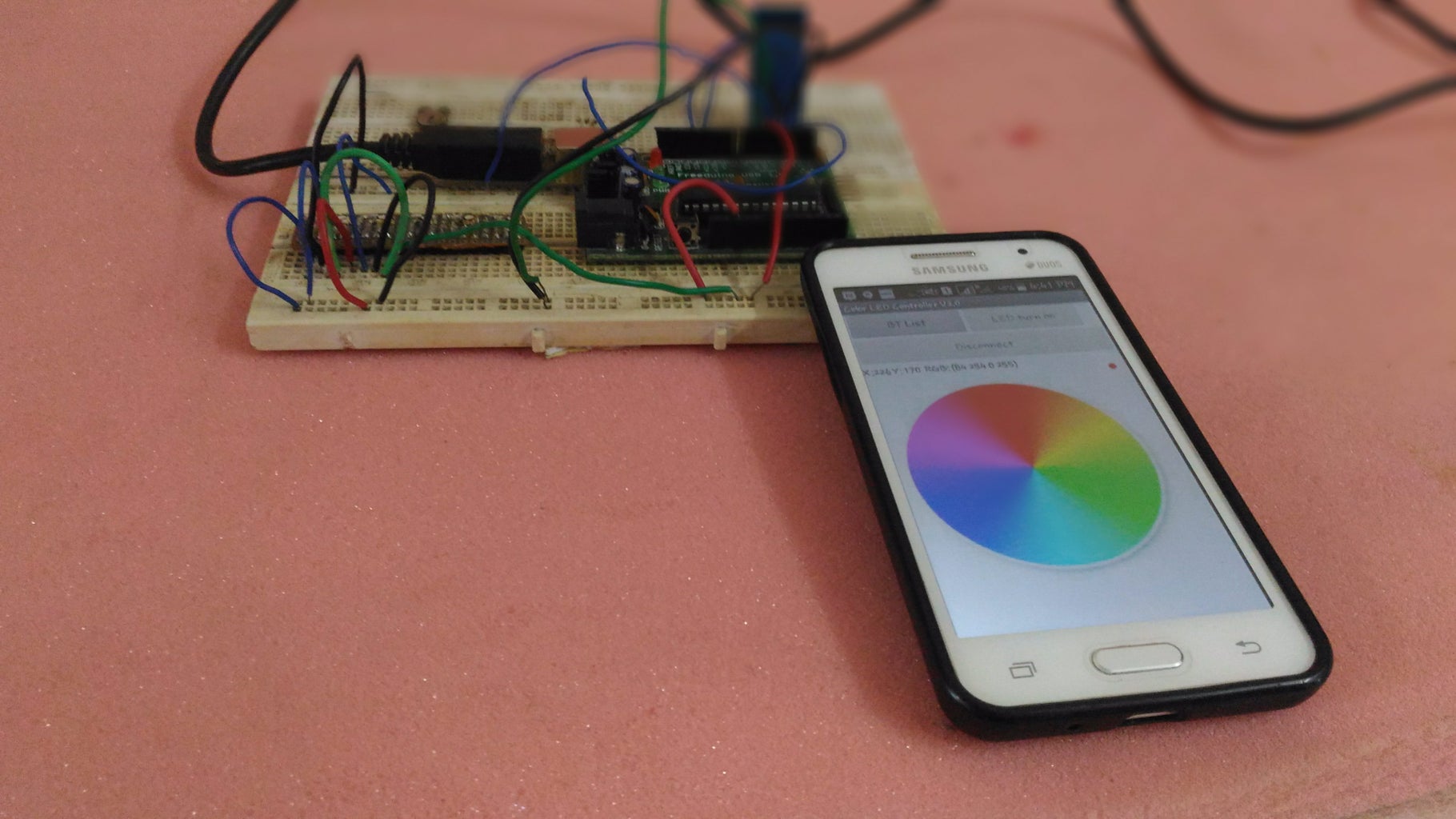 Android Controlled Rgb Led Using Arduino 6 Steps With Pictures Instructables