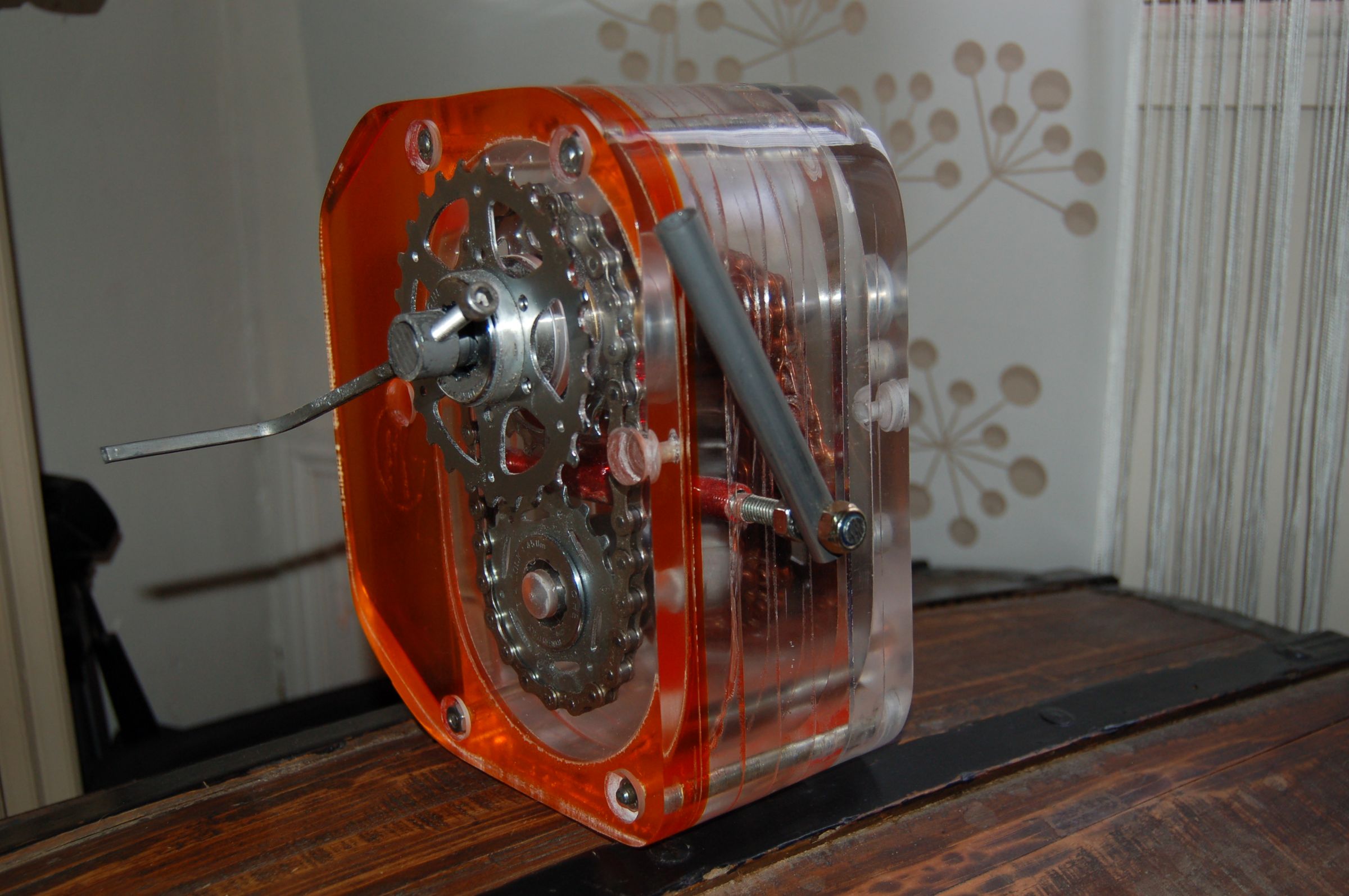 Transparent Gearbox on a Homemade Bicycle : 10 Steps (with Pictures ...