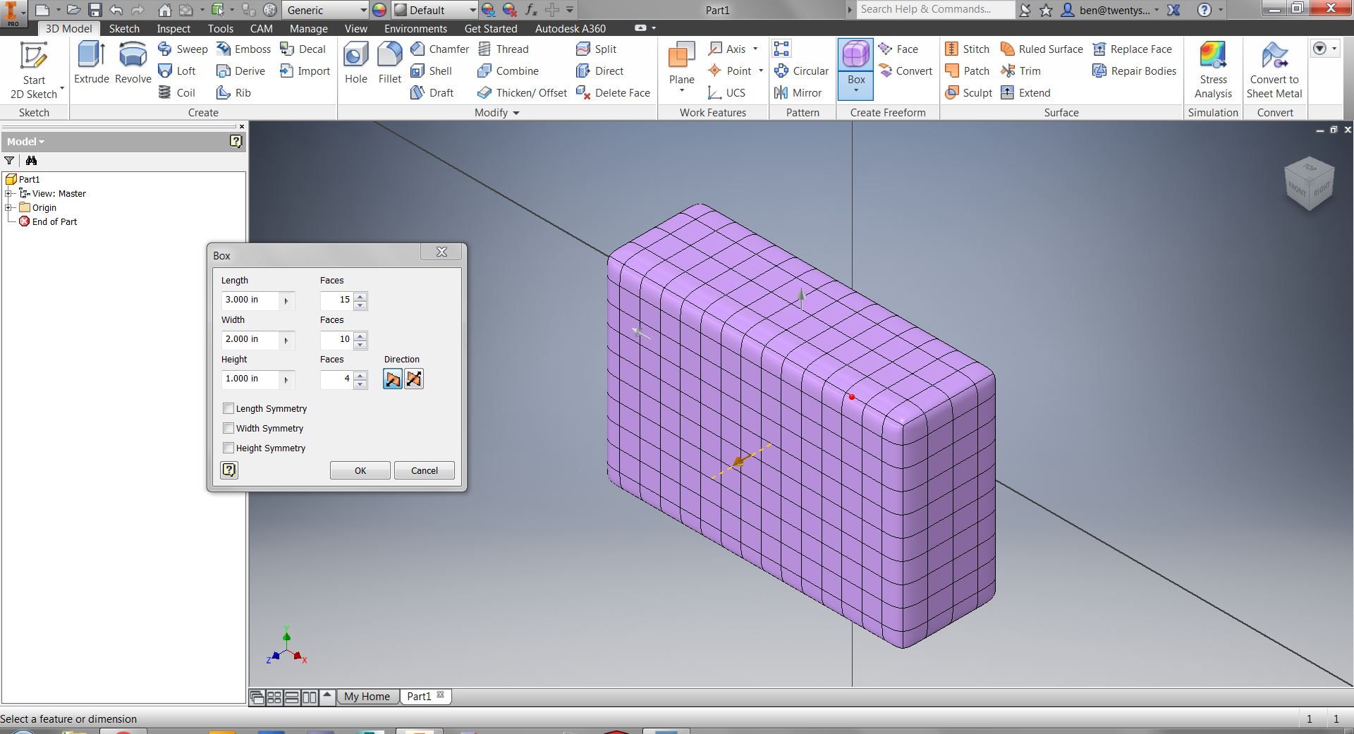 Millow: 3D Milling a T-spline Body With Inventor HSM and Haas CNC Mill ...