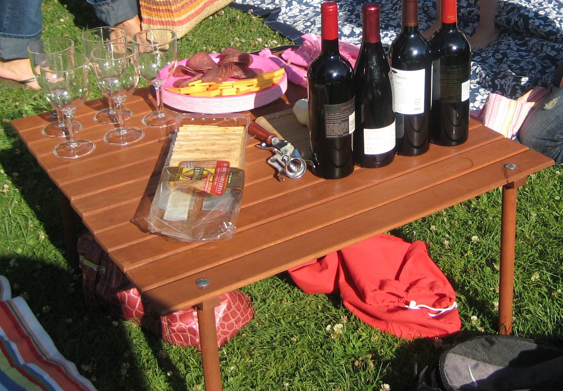 Make a Collapsable Table for Concerts in the Park! : 13 Steps (with ...