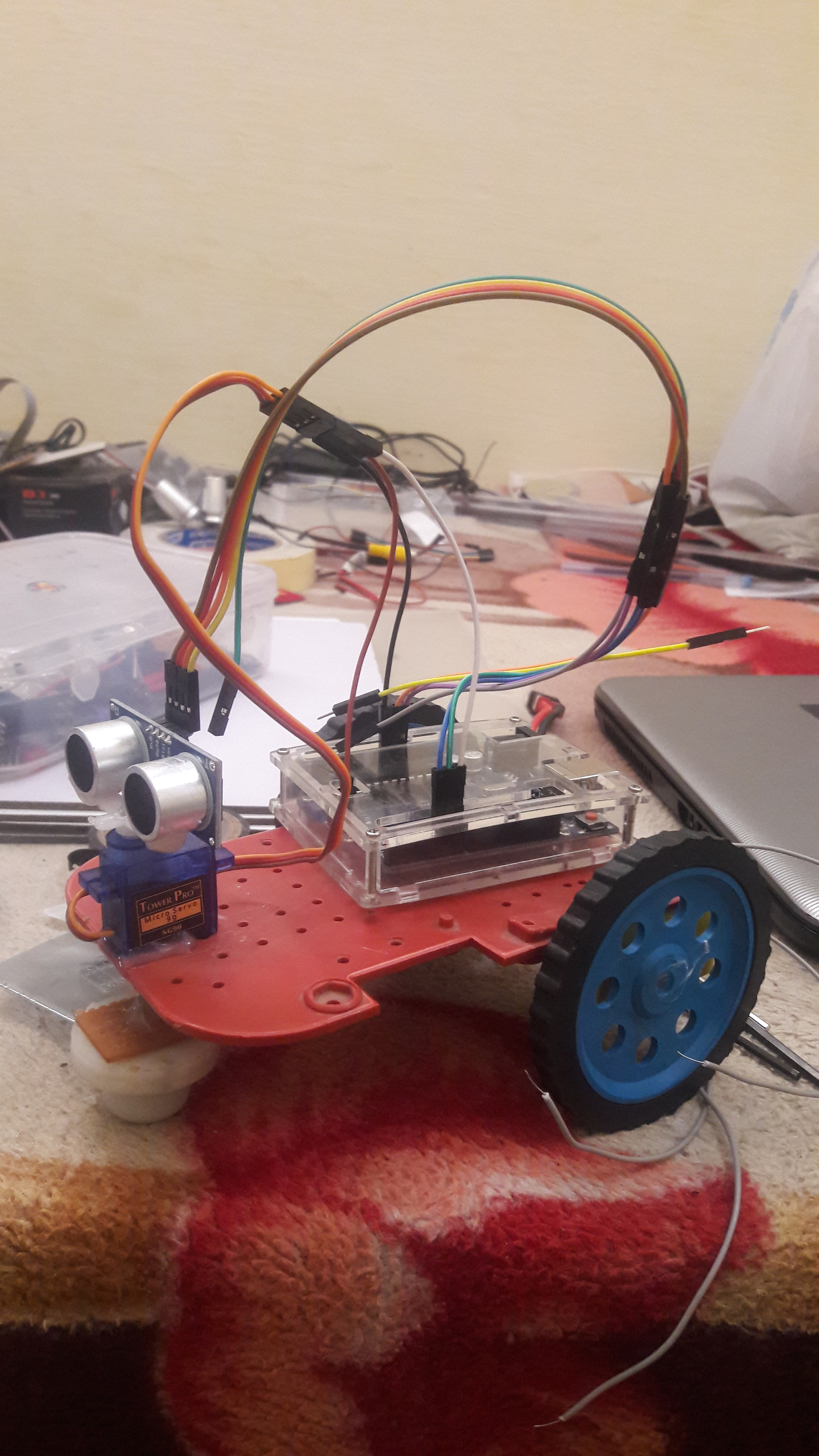 Utrasonic Avoidance Robot Using Arduino : 7 Steps - Instructables